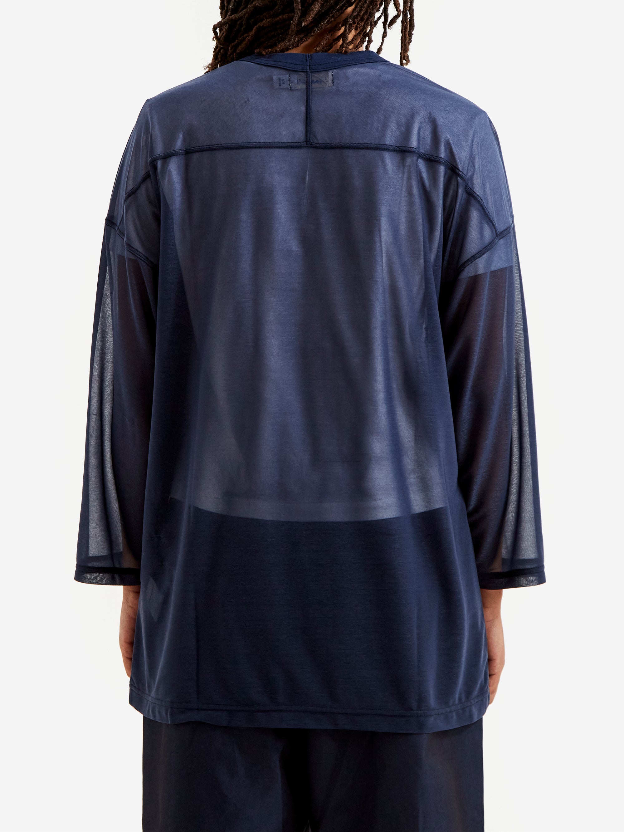 Beams Boy Sheer Football Top - Navy – Goodhood
