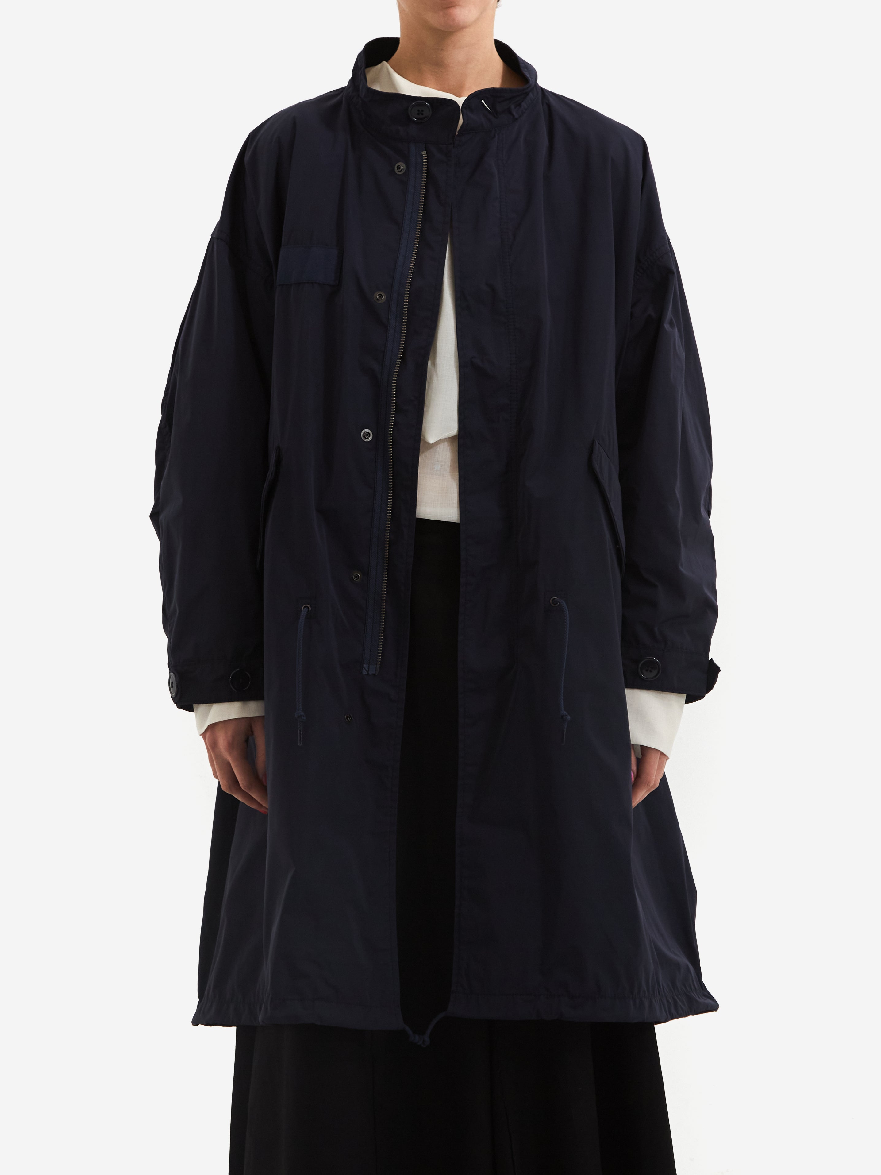Beams Boy SOLOTEX M-65 Coat - Navy – Goodhood