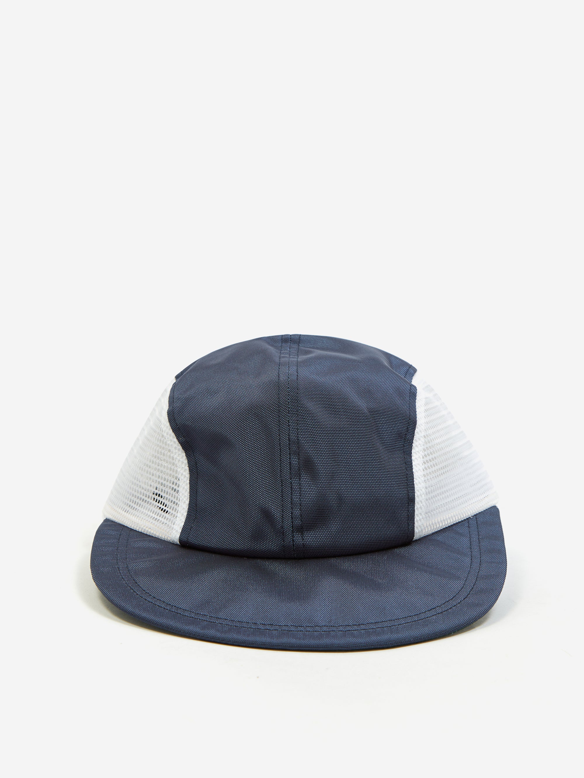 Beams Plus 4 Panel Side Mesh Long Bill Cap - Navy – Goodhood