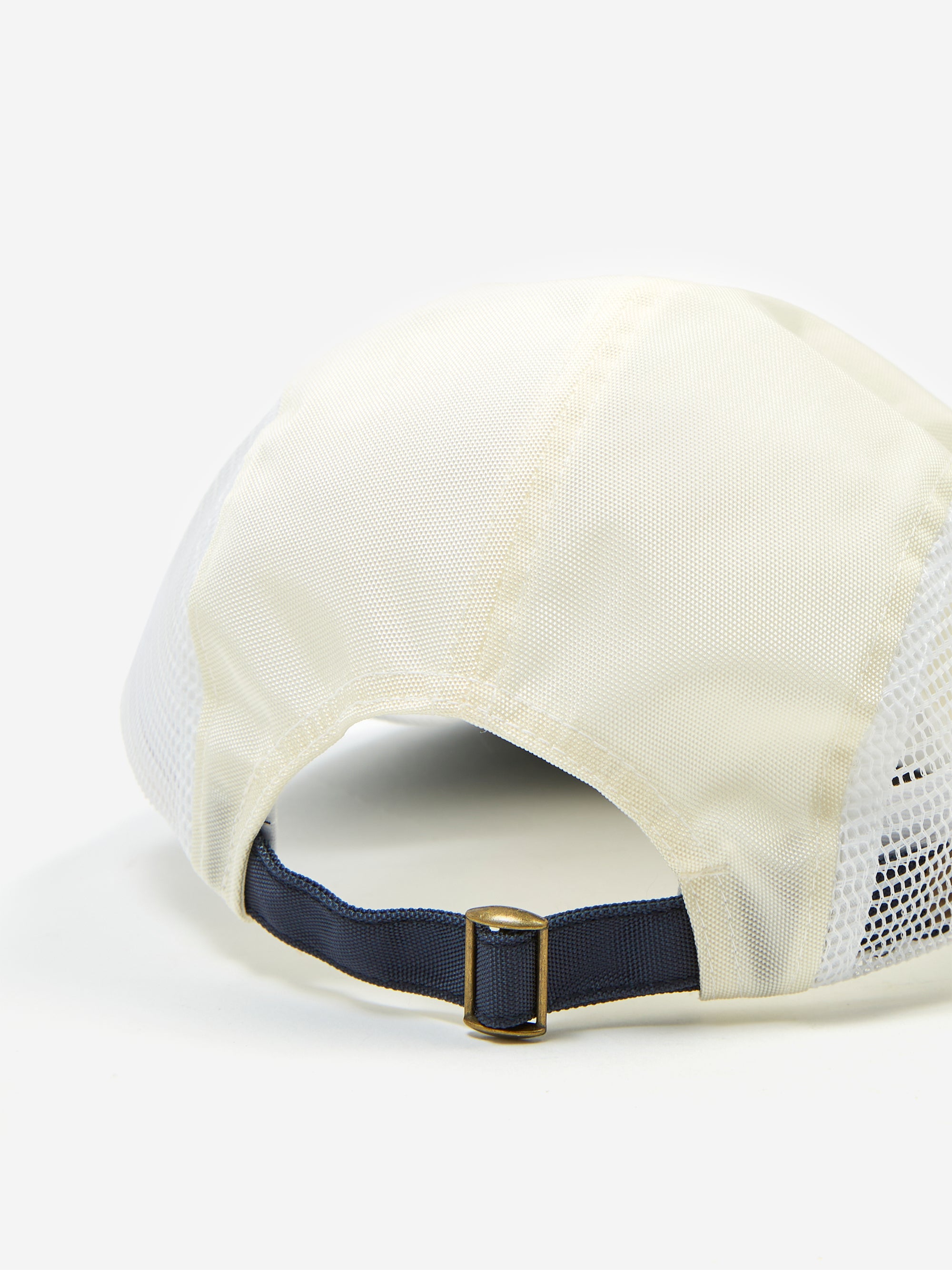 Beams Plus 4 Panel Side Mesh Long Bill Cap - White – Goodhood