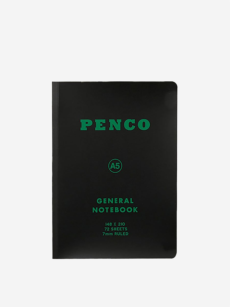 Hightide Penco Soft Paper Notebook (A5) - Black – Goodhood