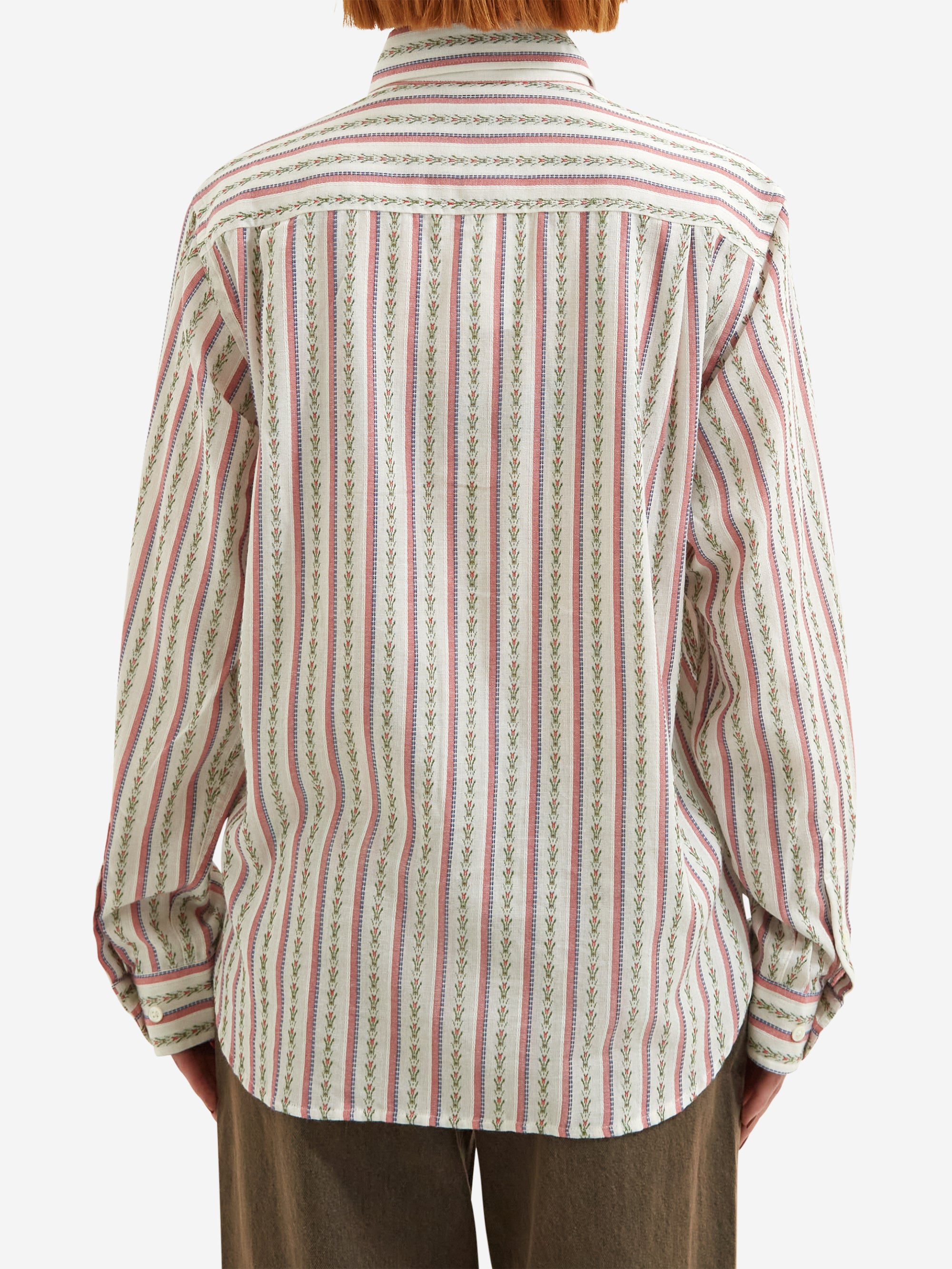 BoTT Flower Striped Shirt W - Multi – Goodhood