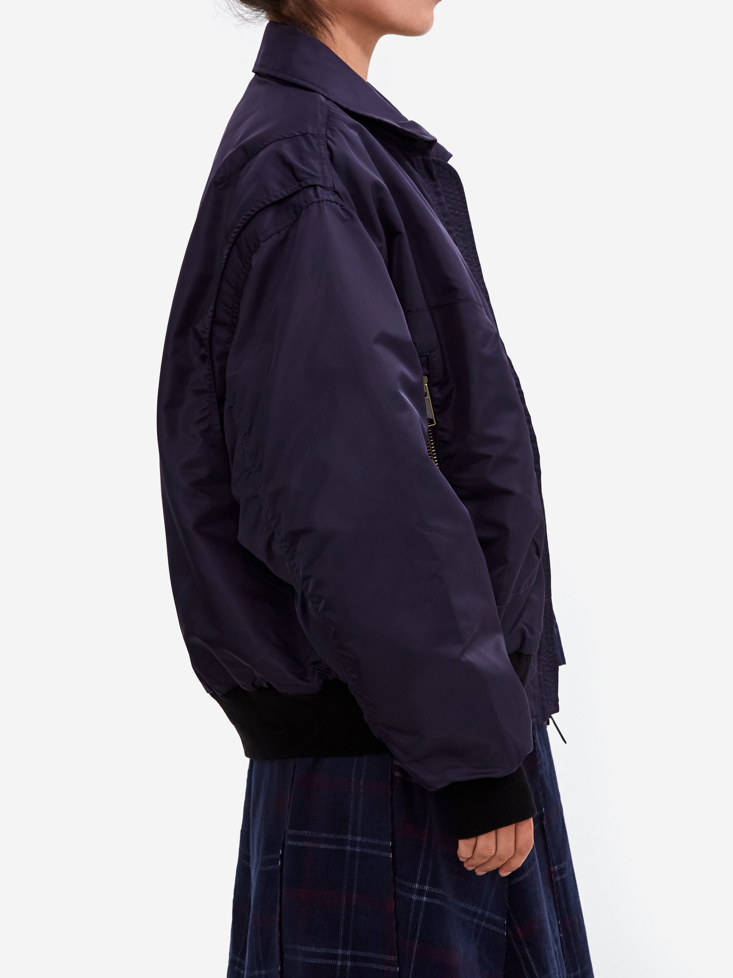 Brain Dead 3D Flight Jacket W - Navy – Goodhood