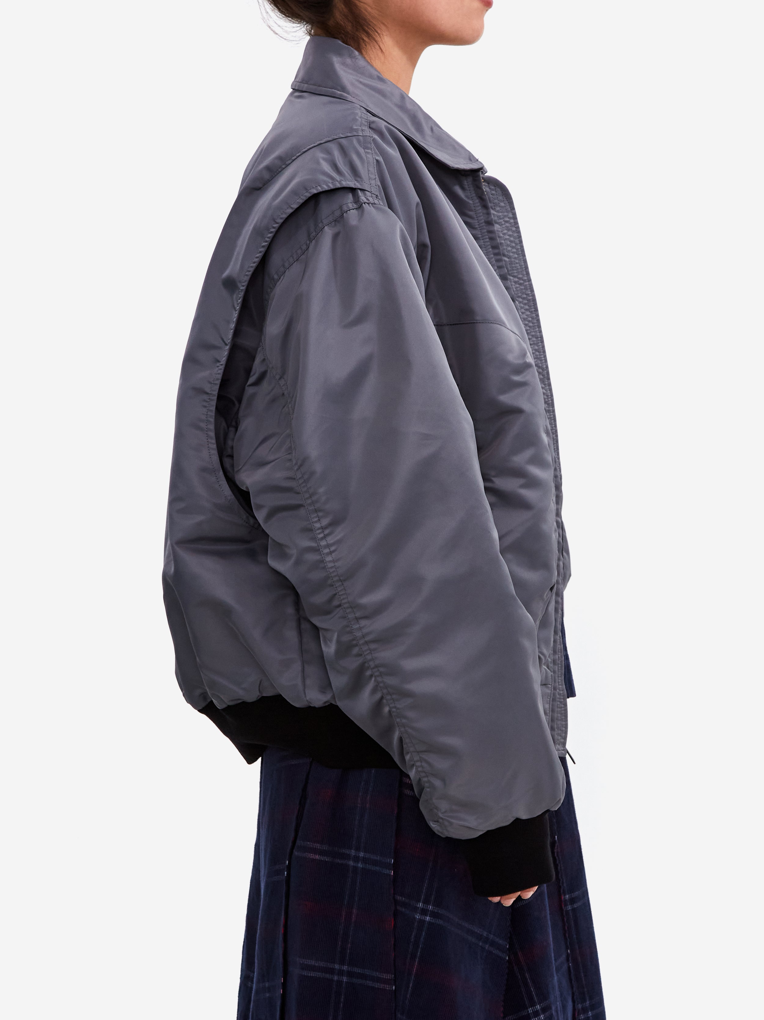 Brain Dead 3D Flight Jacket W - Steel – Goodhood