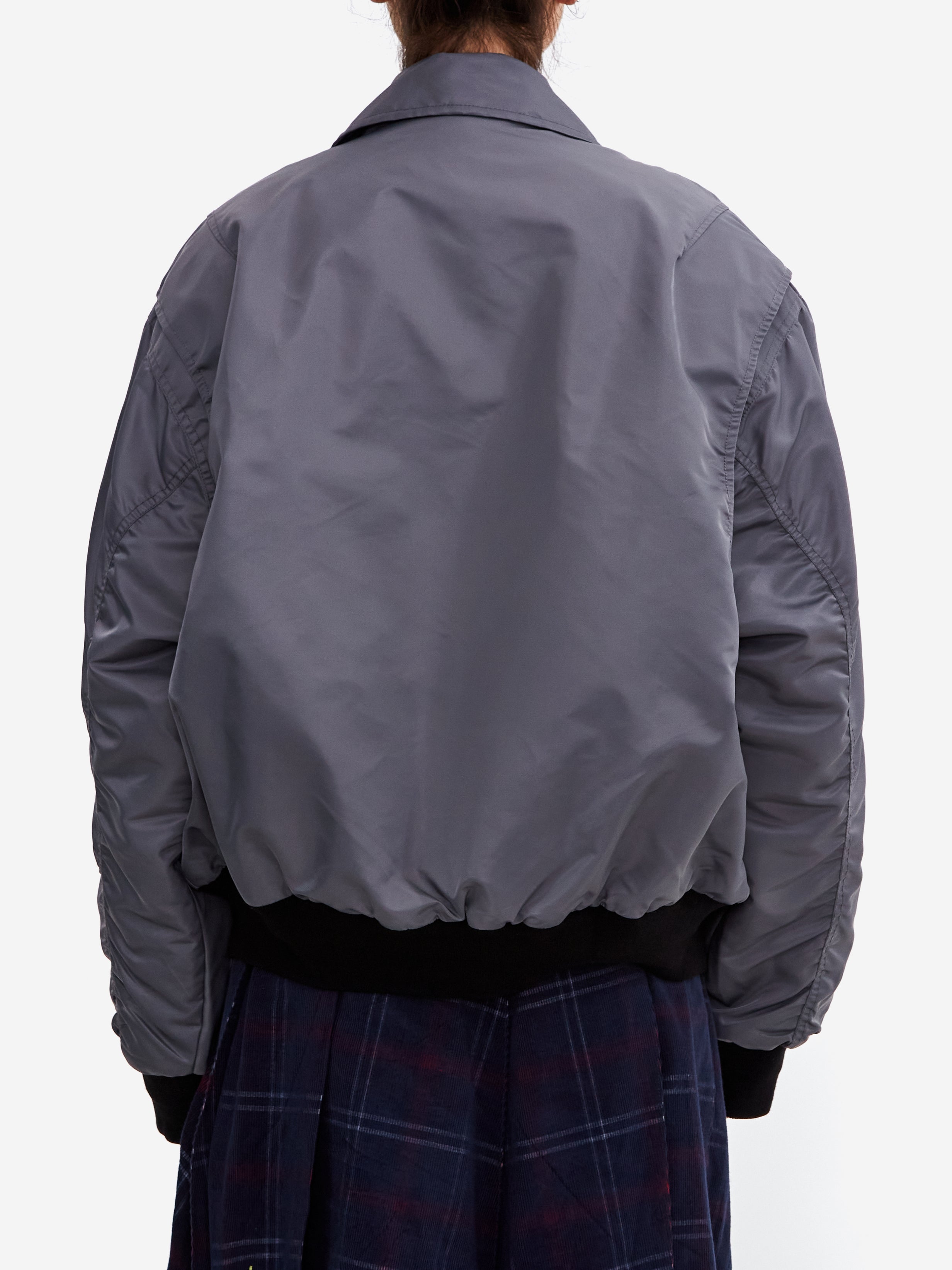 Brain Dead 3D Flight Jacket W - Steel – Goodhood