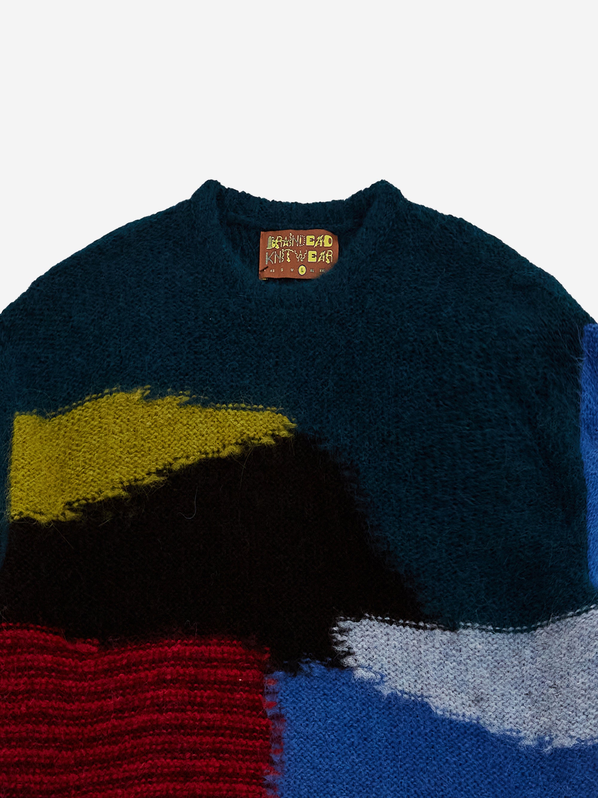 Brain Dead Boxy Knit Sweater - Blue – Goodhood