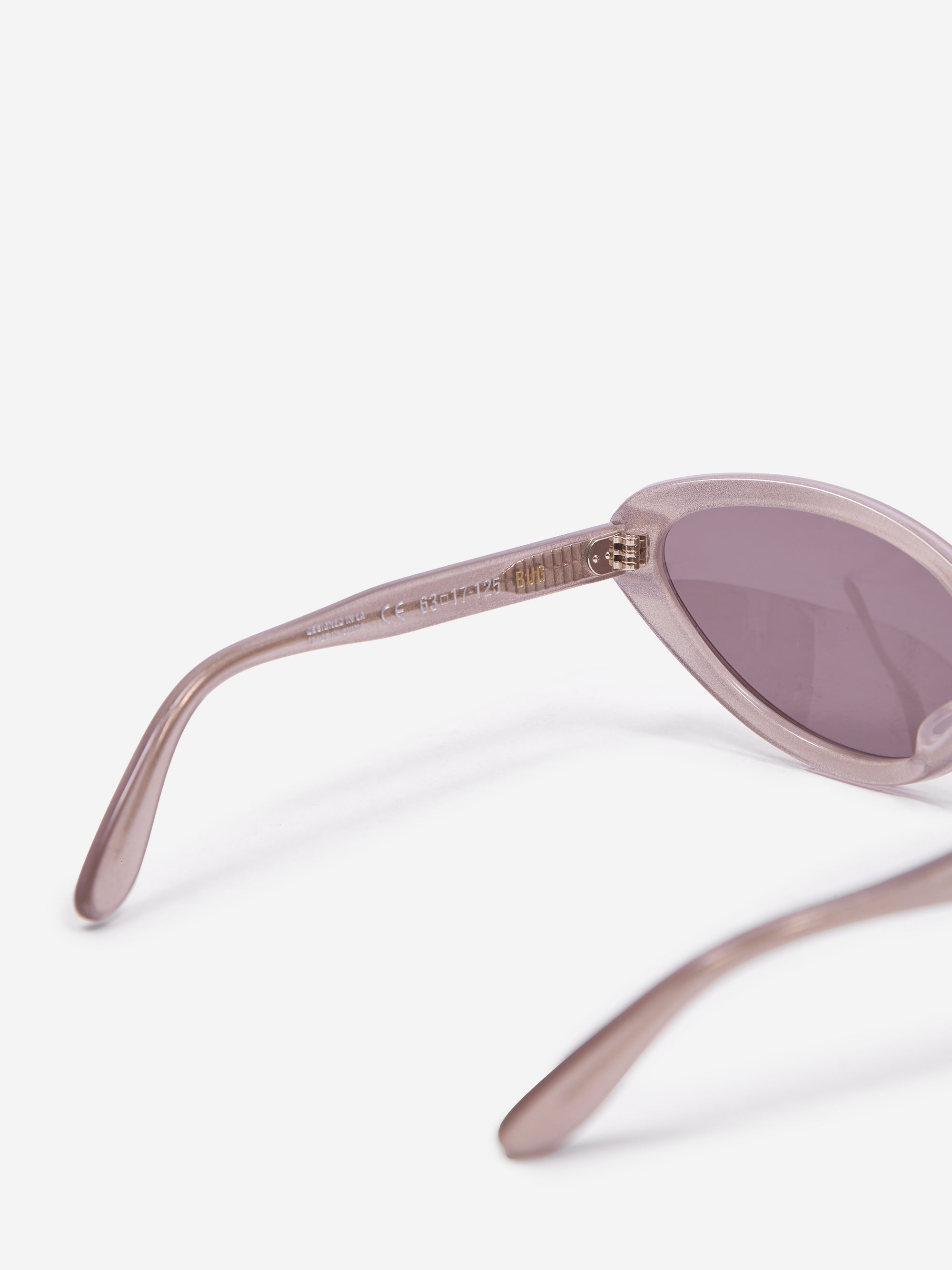 Brain Dead Bug Eye Protection - Grey Sparkle/Black Lens – Goodhood