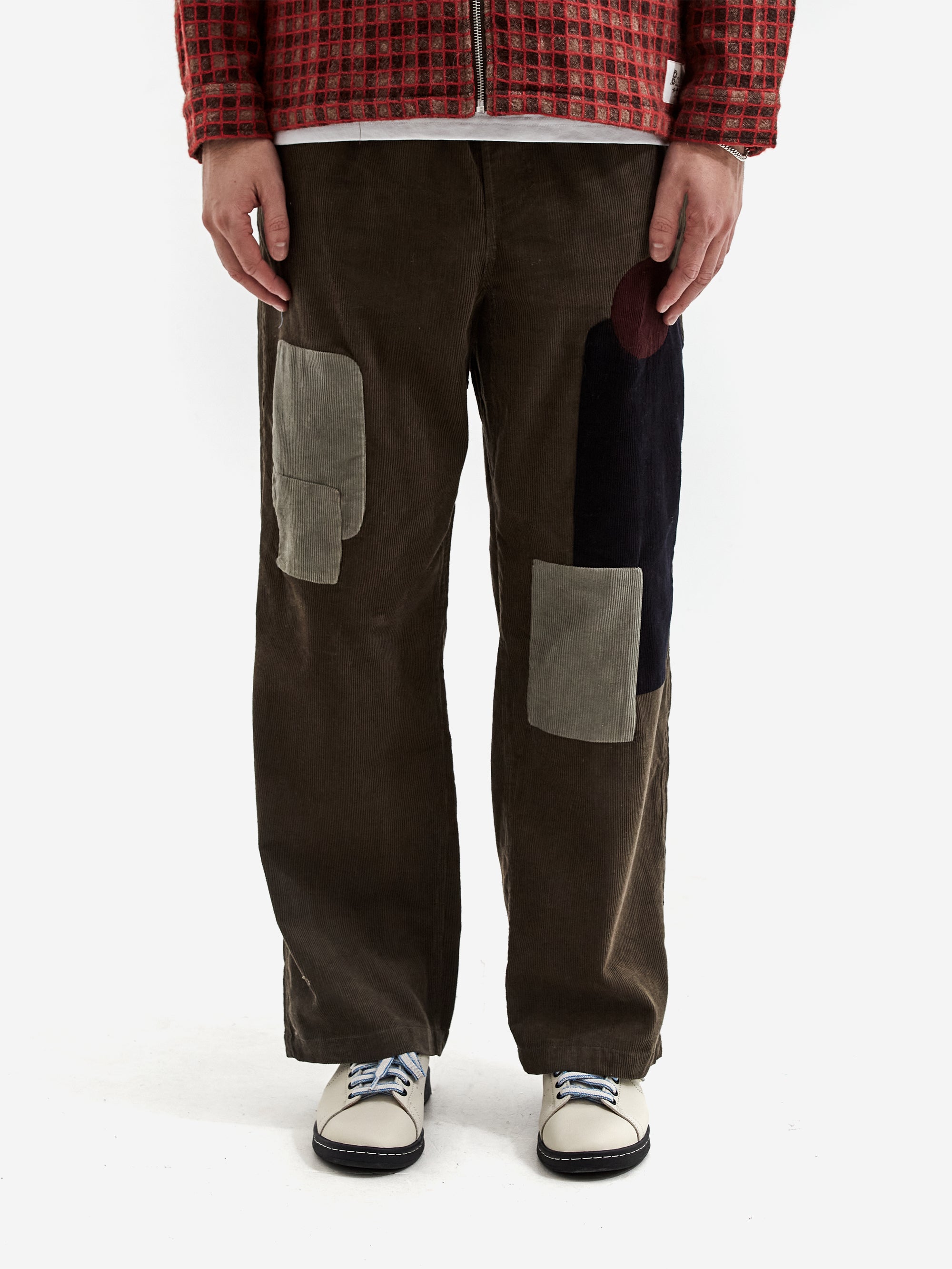 Brain Dead Patchwork Cord Climber Pant - Asphalt – Goodhood