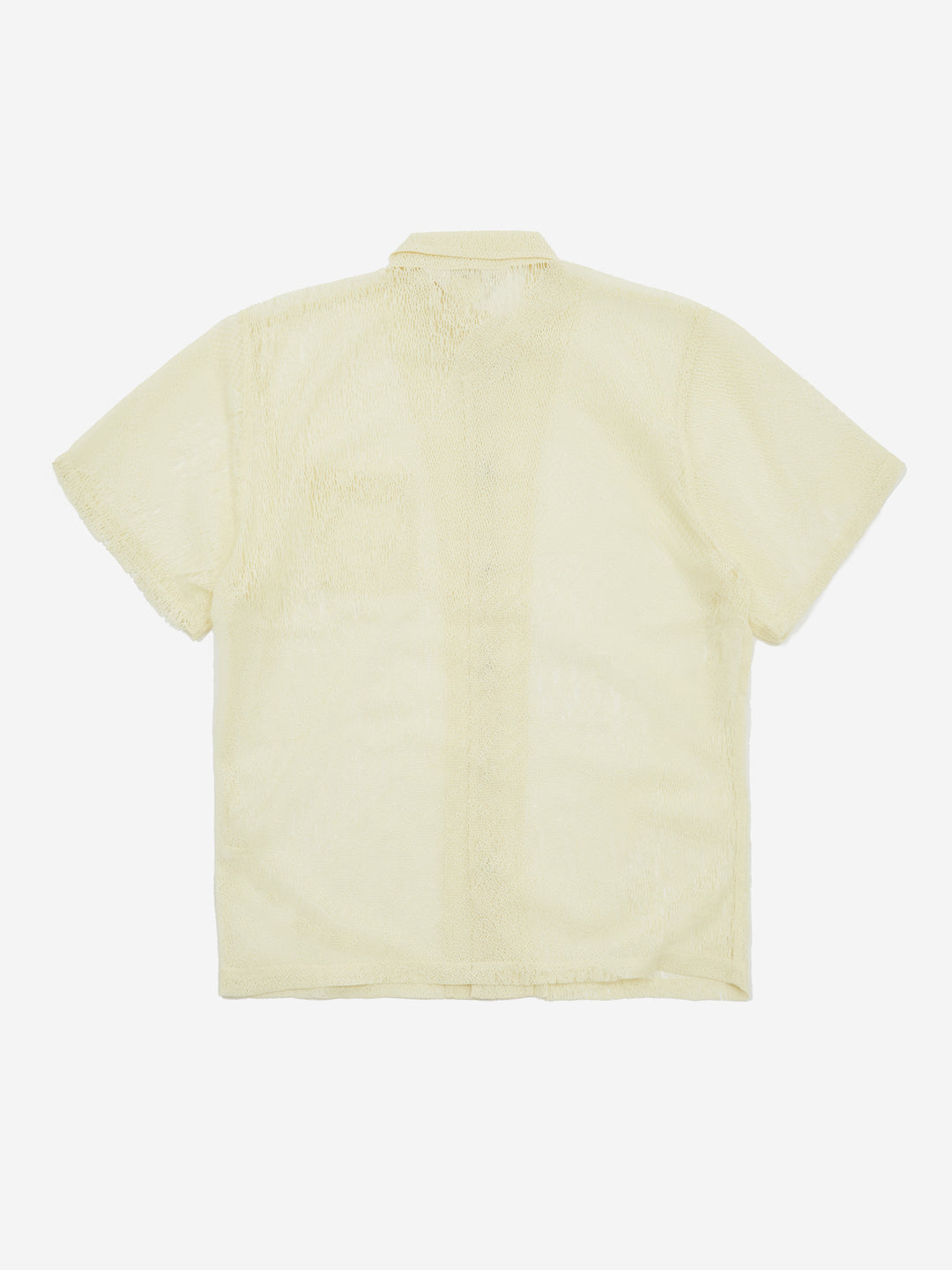 Brain Dead Engineered Mesh Short Sleeve Button Up - Natural – Goodhood