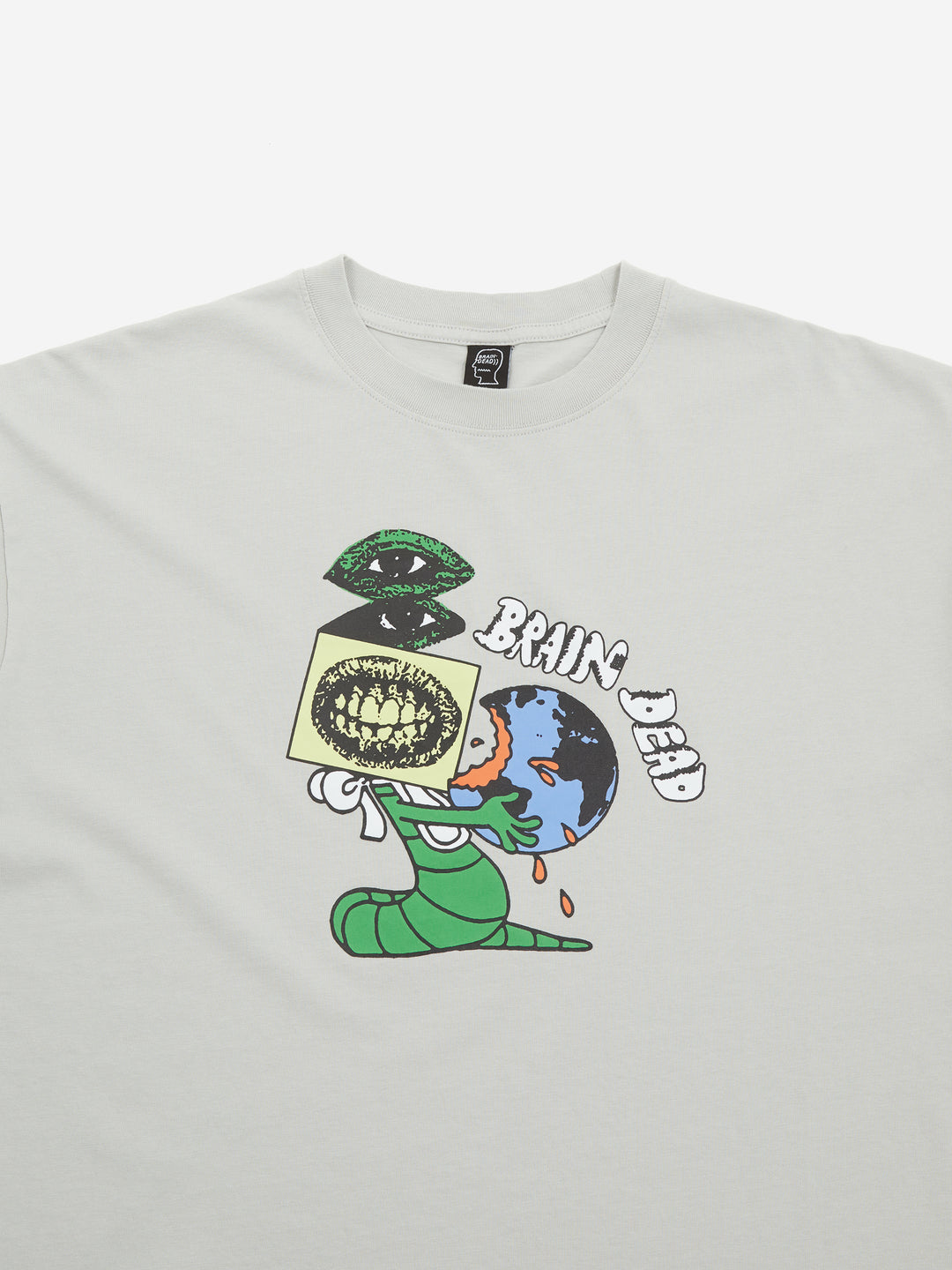 Brain Dead Worm Food T-Shirt - Cement – Goodhood