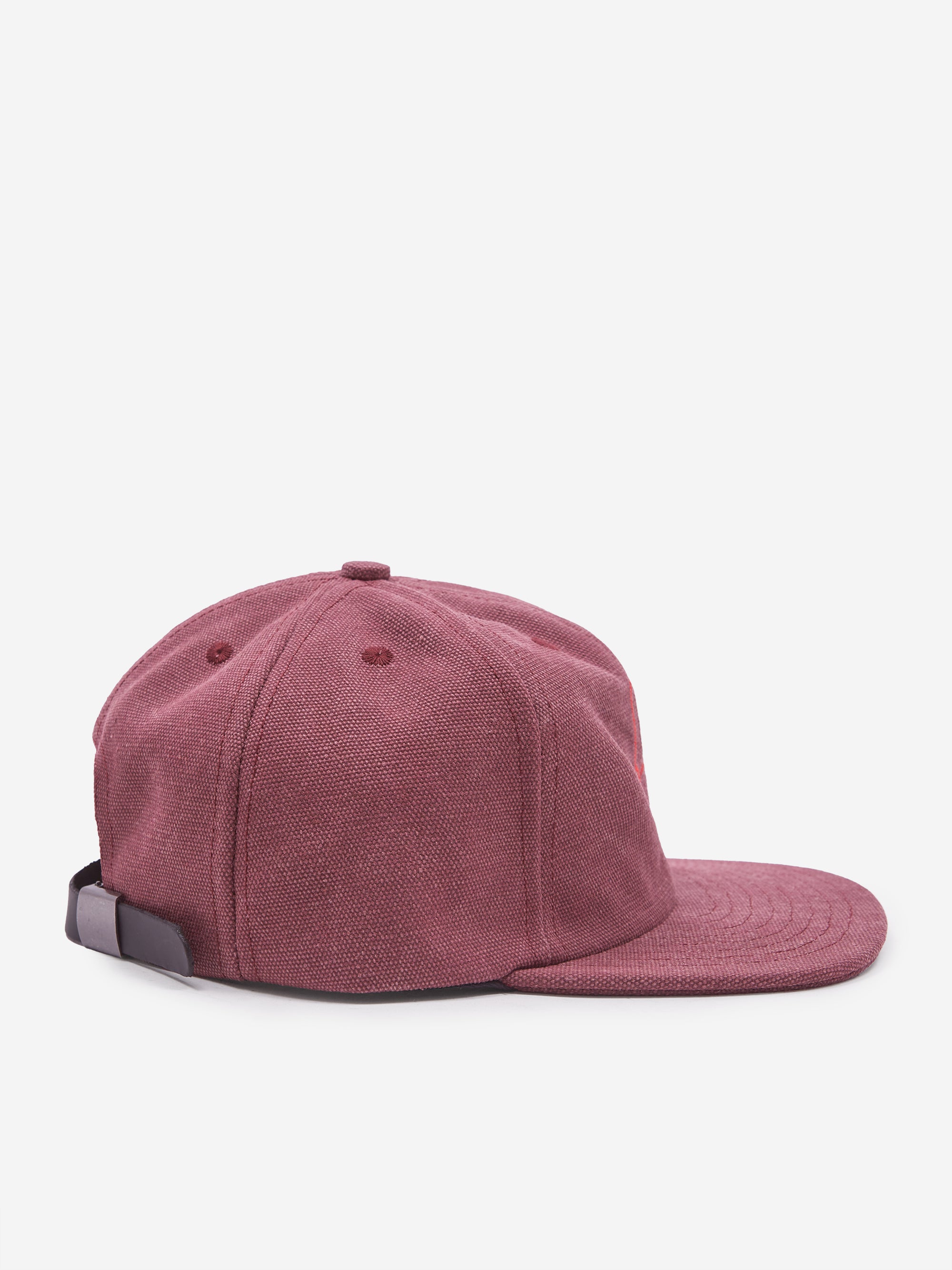 Brain Dead Washed Twill Logohead Hat - Raspberry – Goodhood