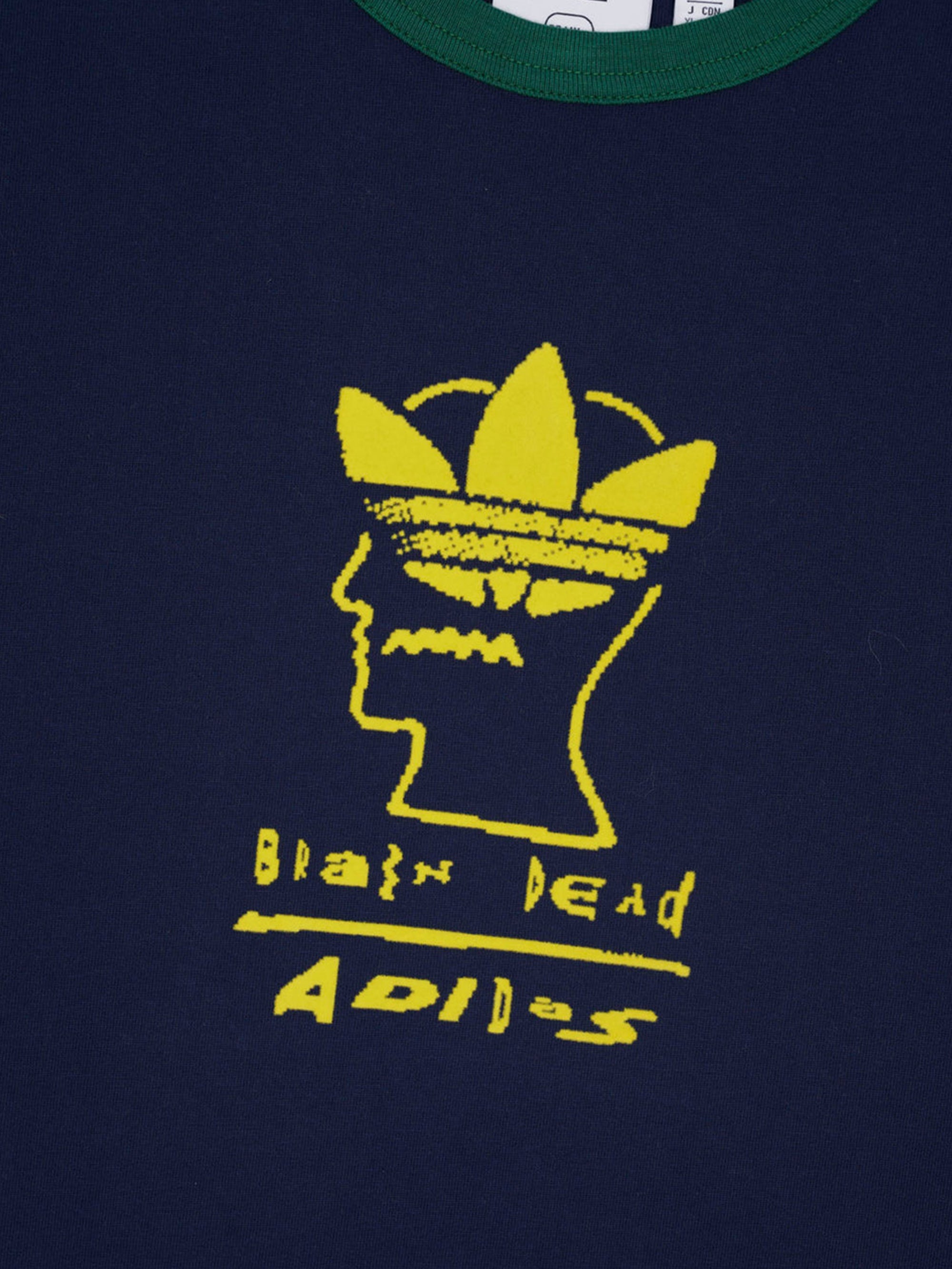 Adidas x Brain Dead Tee - Collegiate Navy – Goodhood