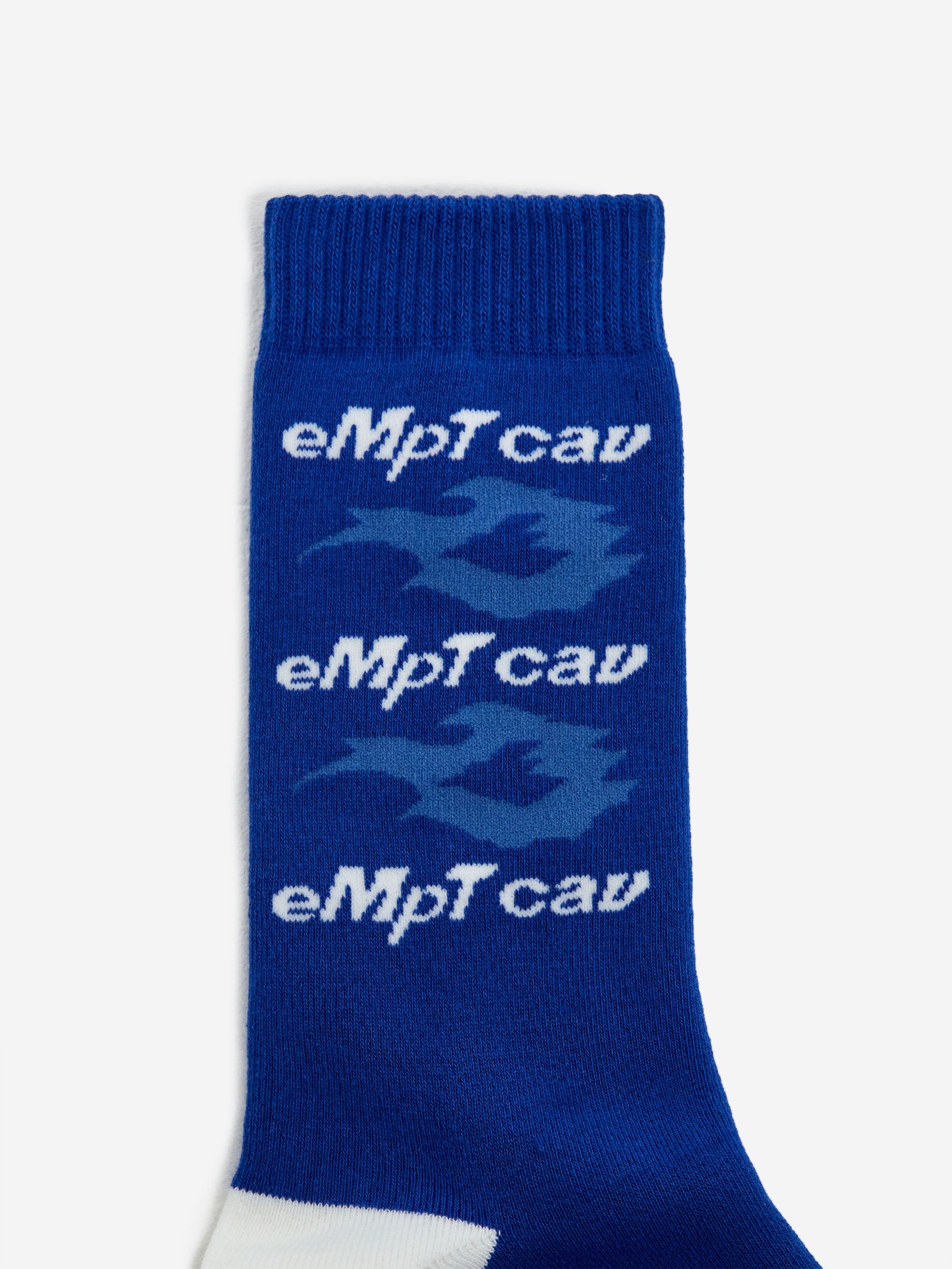C.E Cav Empt eMpT Cav Fire Socks - Blue – Goodhood