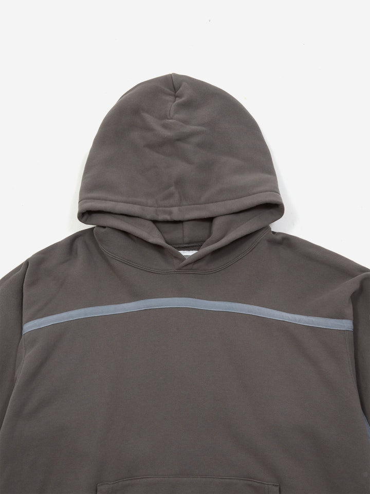 C.E Cav Empt Taped Cut Heavy Hoodie - Charcoal – Goodhood