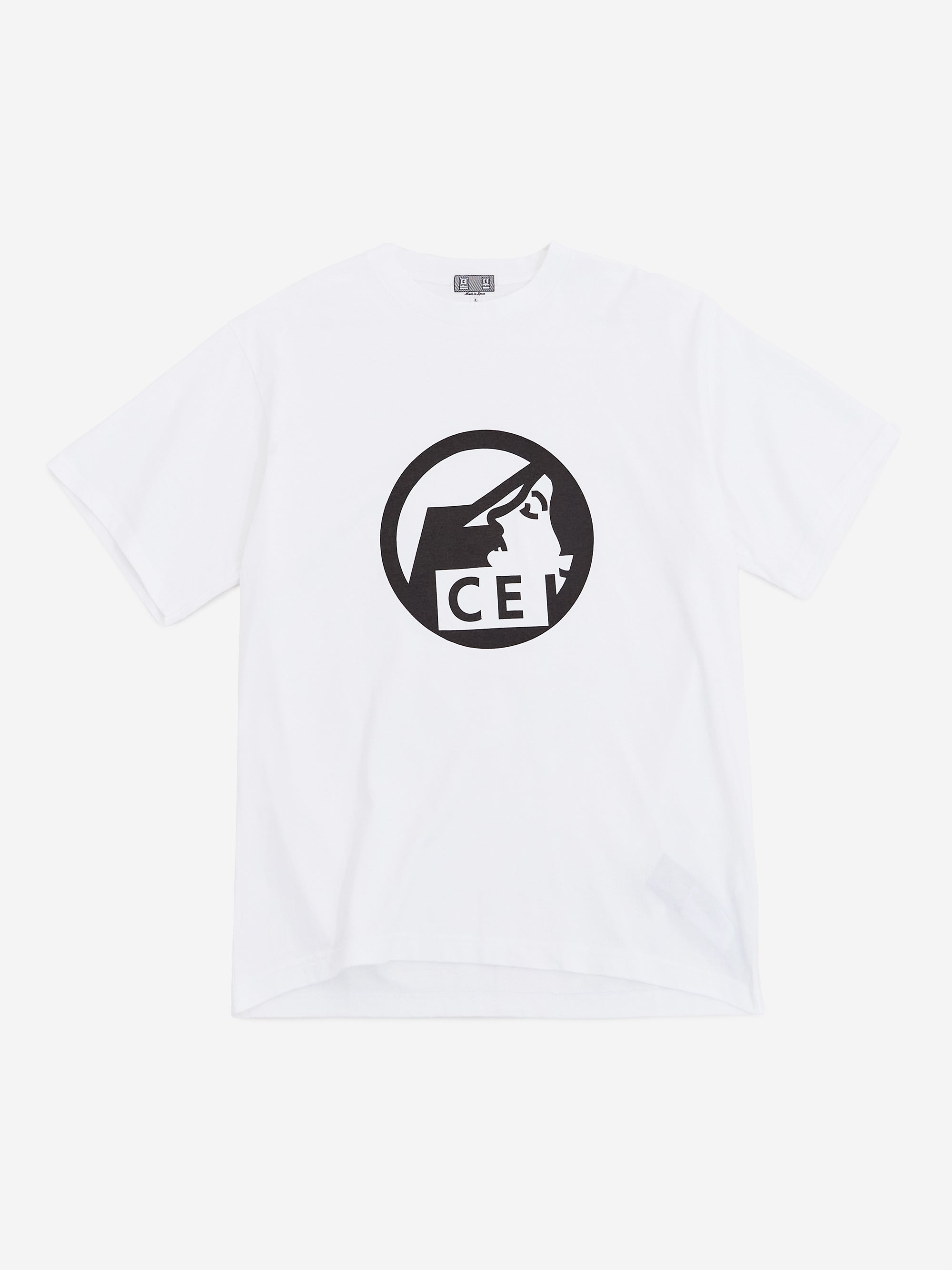 C.E Cav Empt Flat Pre Cog T-Shirt - White – Goodhood