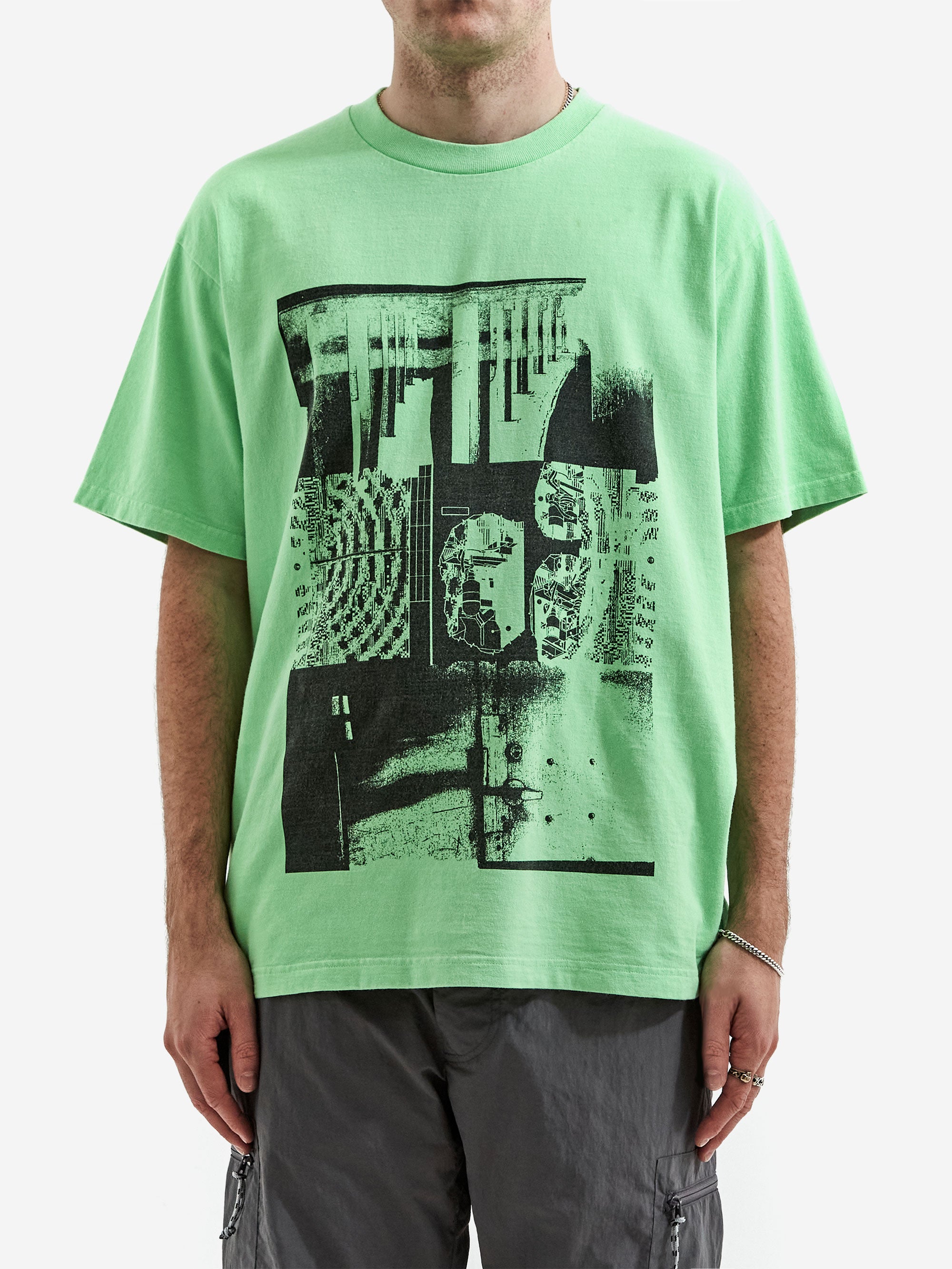 C.E Cav Empt Overdye MD Circumvent T-Shirt - Green – Goodhood