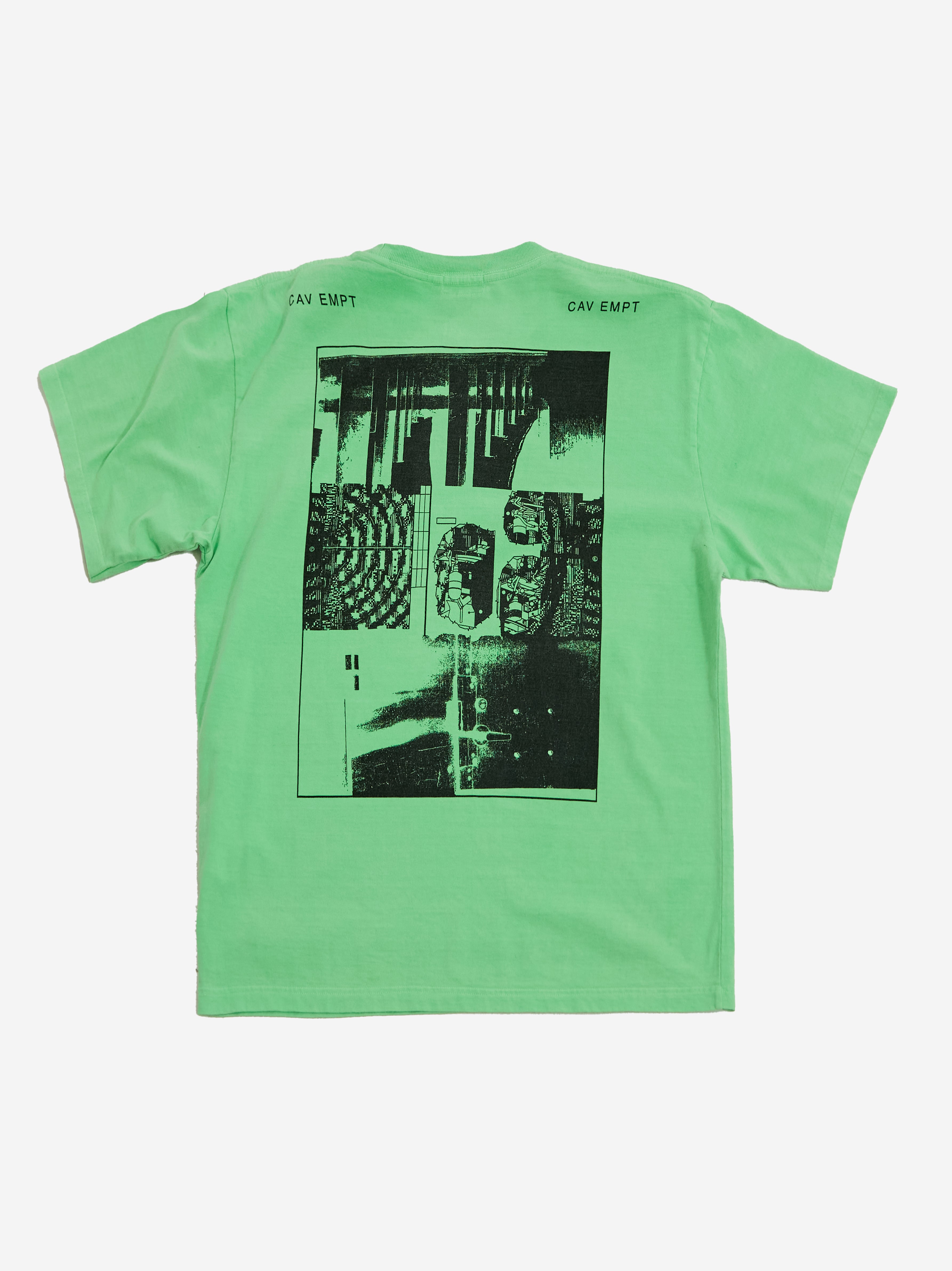 C.E Cav Empt Overdye MD Circumvent T-Shirt - Green – Goodhood