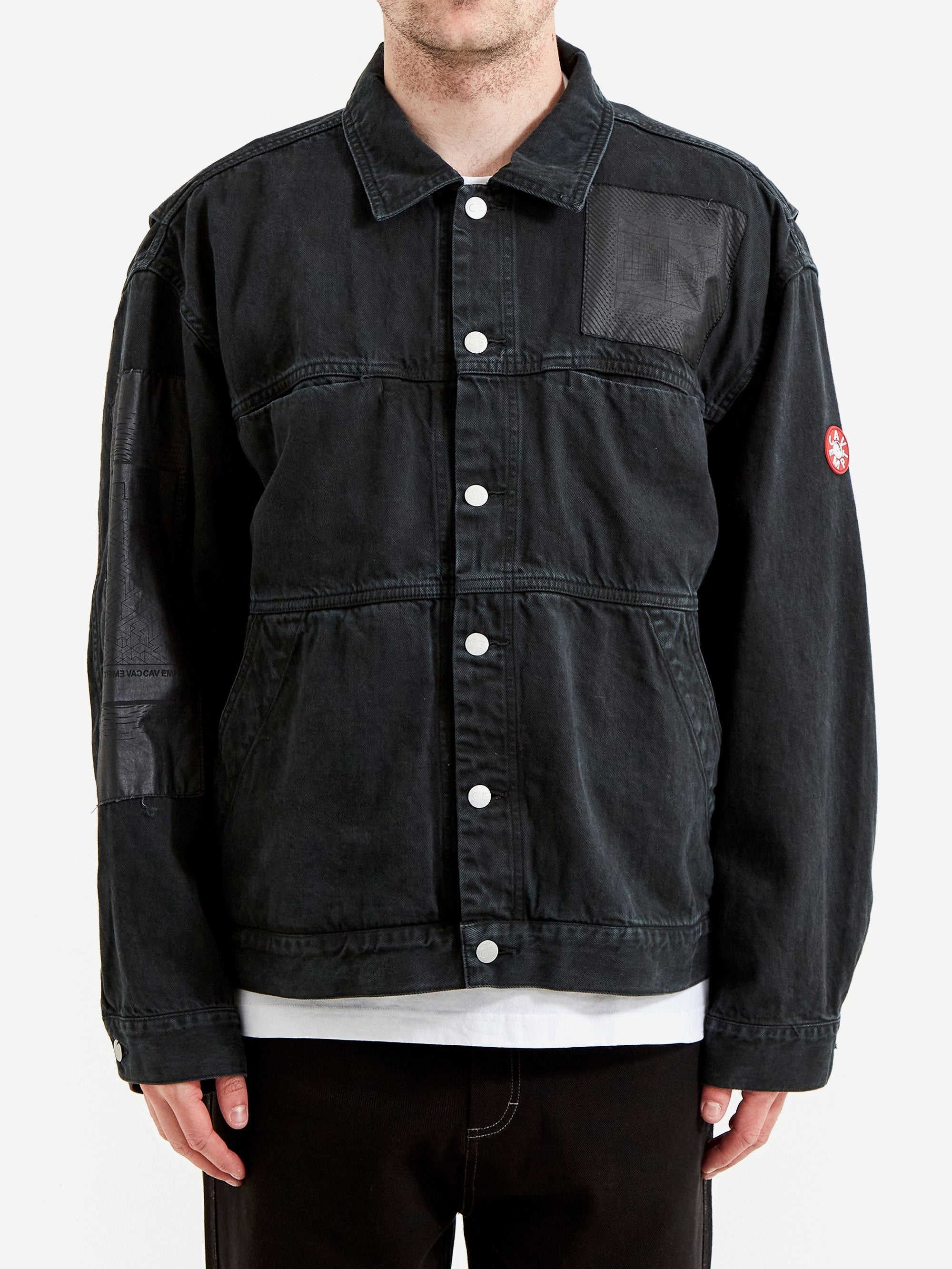 C.E Cav Empt Overdye VH Ex DNA Denim Jacket - Charcoal – Goodhood