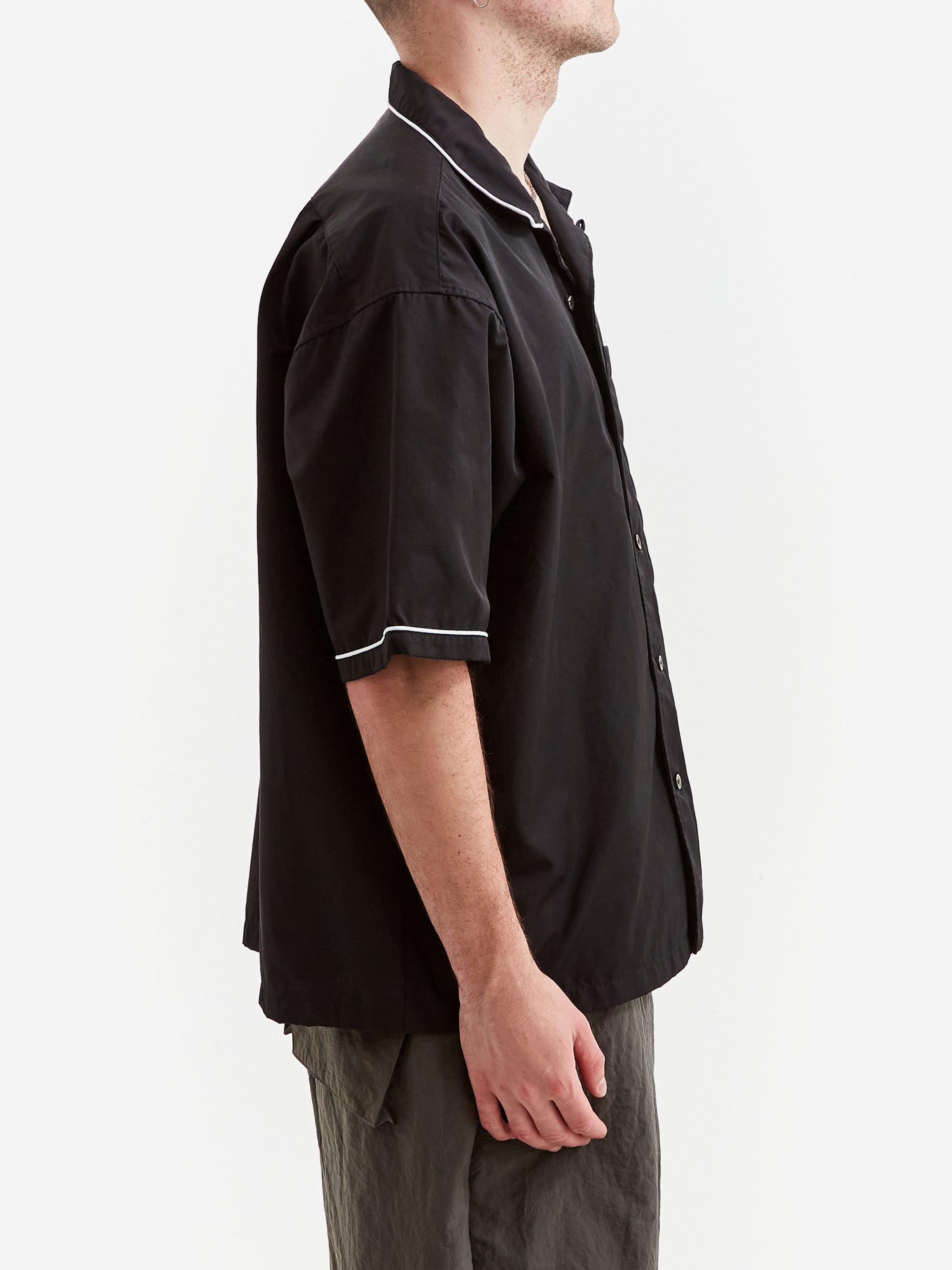 C.E Cav Empt Piping LPOC Short Sleeve Shirt - Black – Goodhood