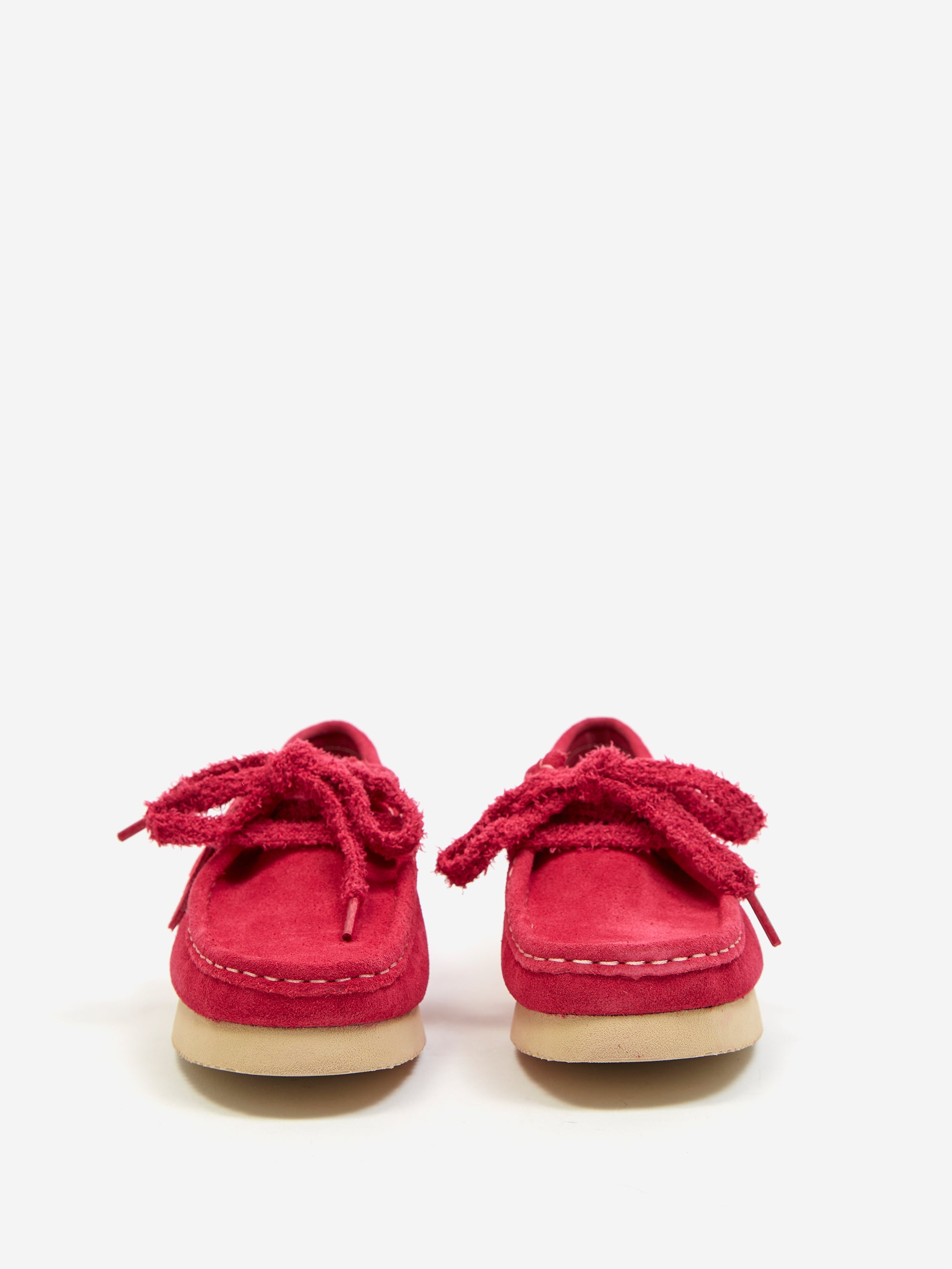 Clarks Orignals Wallabee - Bright Pink Suede – Goodhood