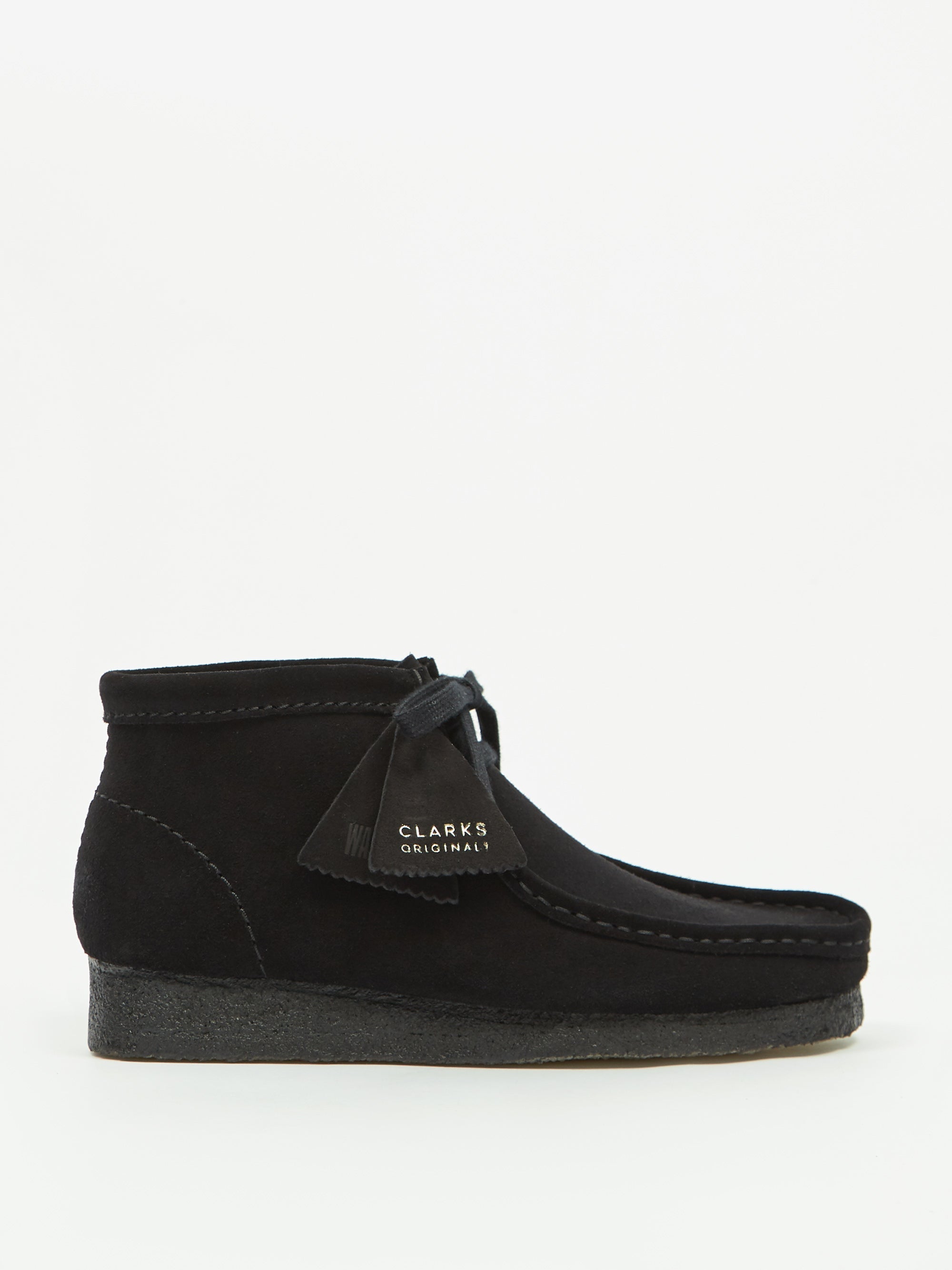 Clarks Originals Wallabee Boot W - Black Suede – Goodhood