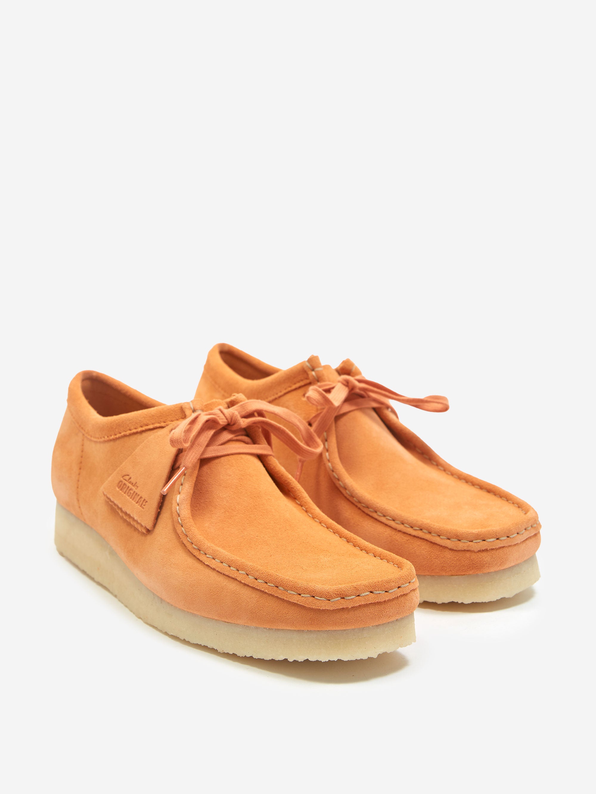 Clarks Orignals Wallabee - Pale Peach Suede – Goodhood