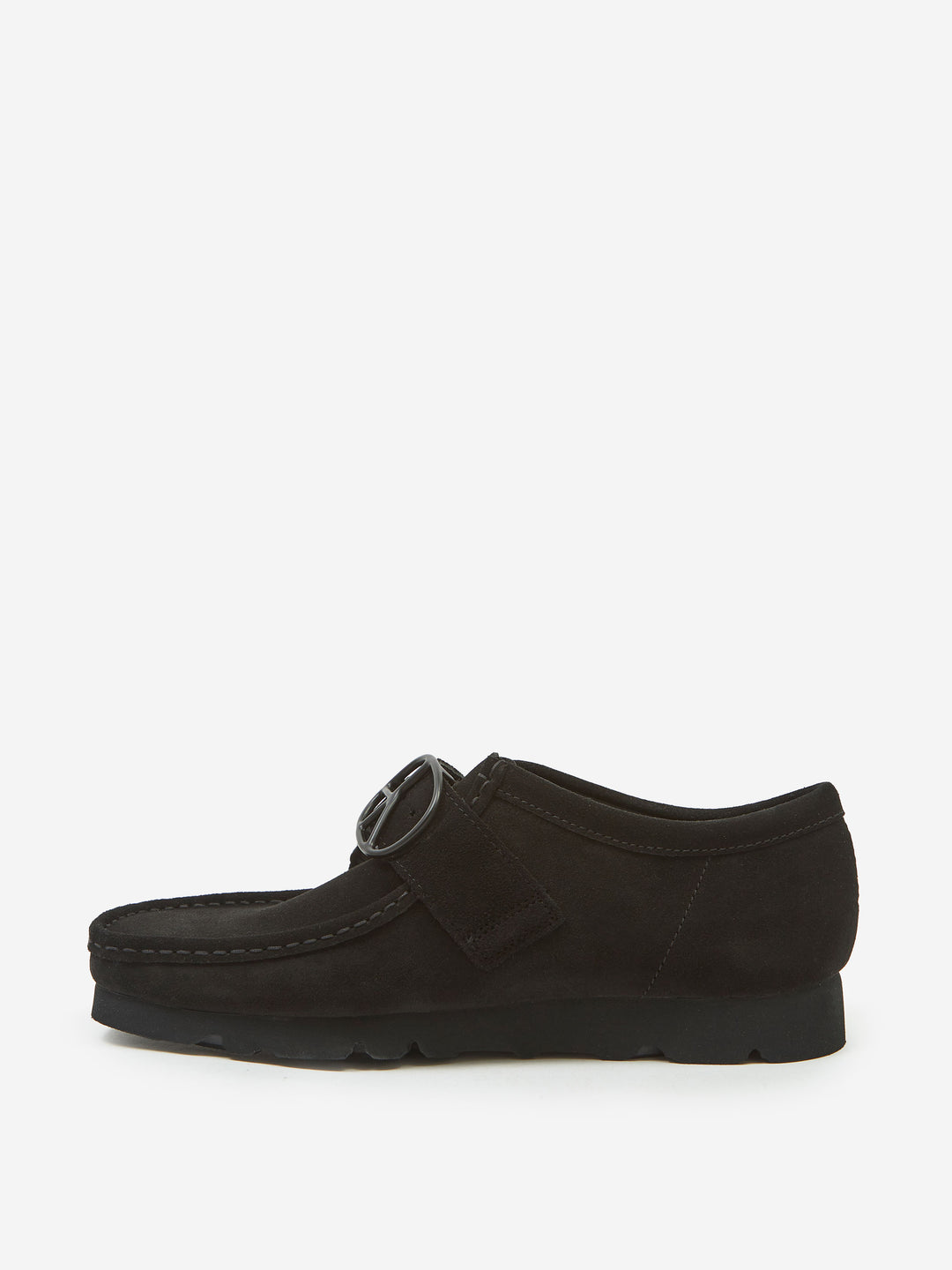 Clarks x Needles Wall Strap Low - Black Suede – Goodhood