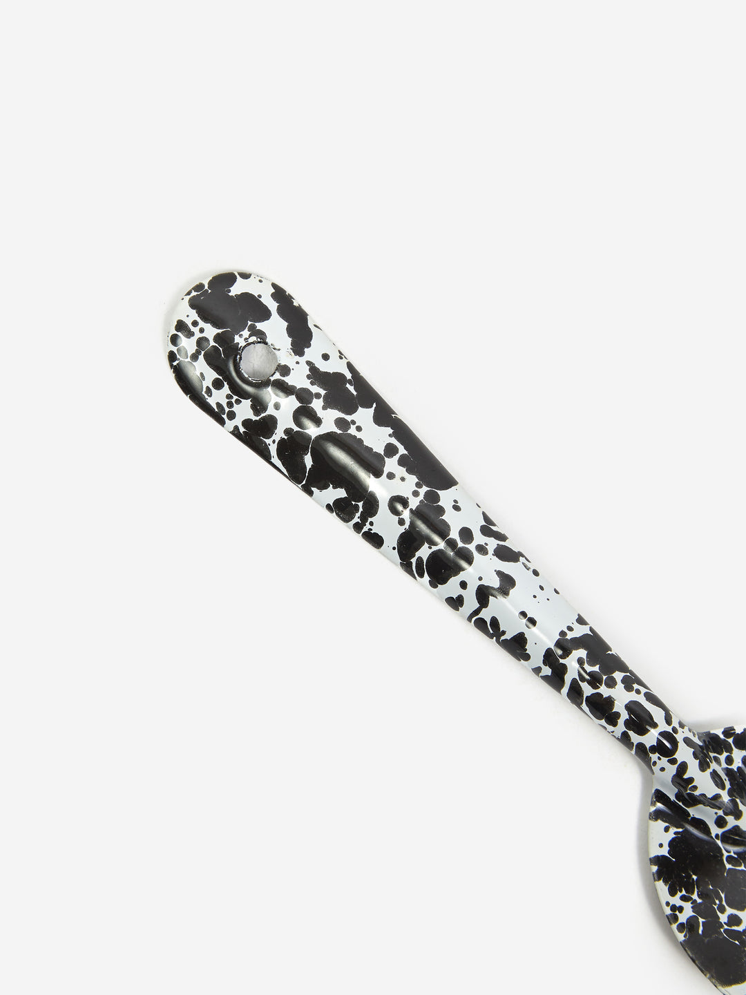 Crow Canyon Splatter Enamelware Medium Spoon - Black/White – Goodhood