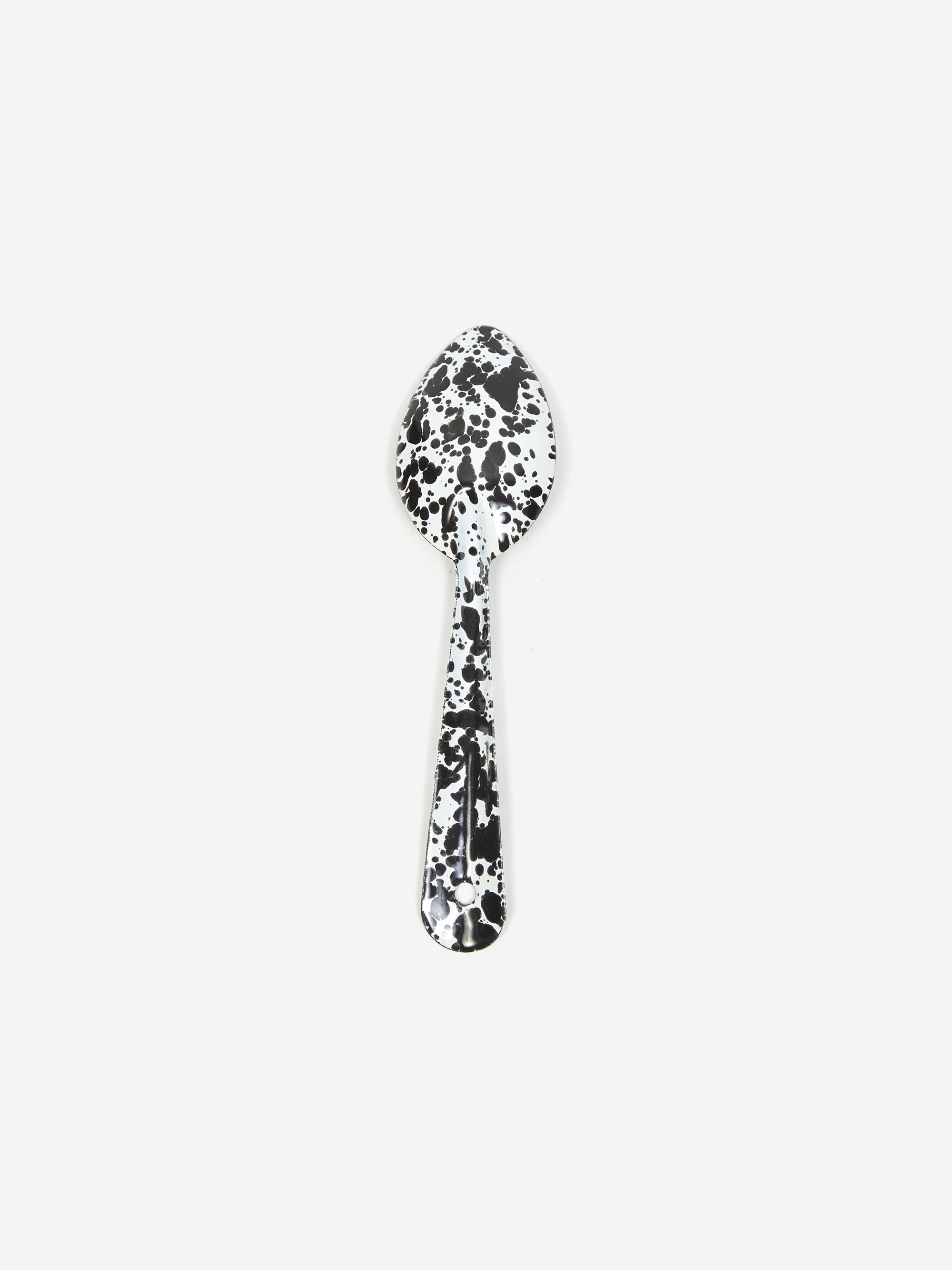 Crow Canyon Splatter Enamelware Medium Spoon - Black/White – Goodhood