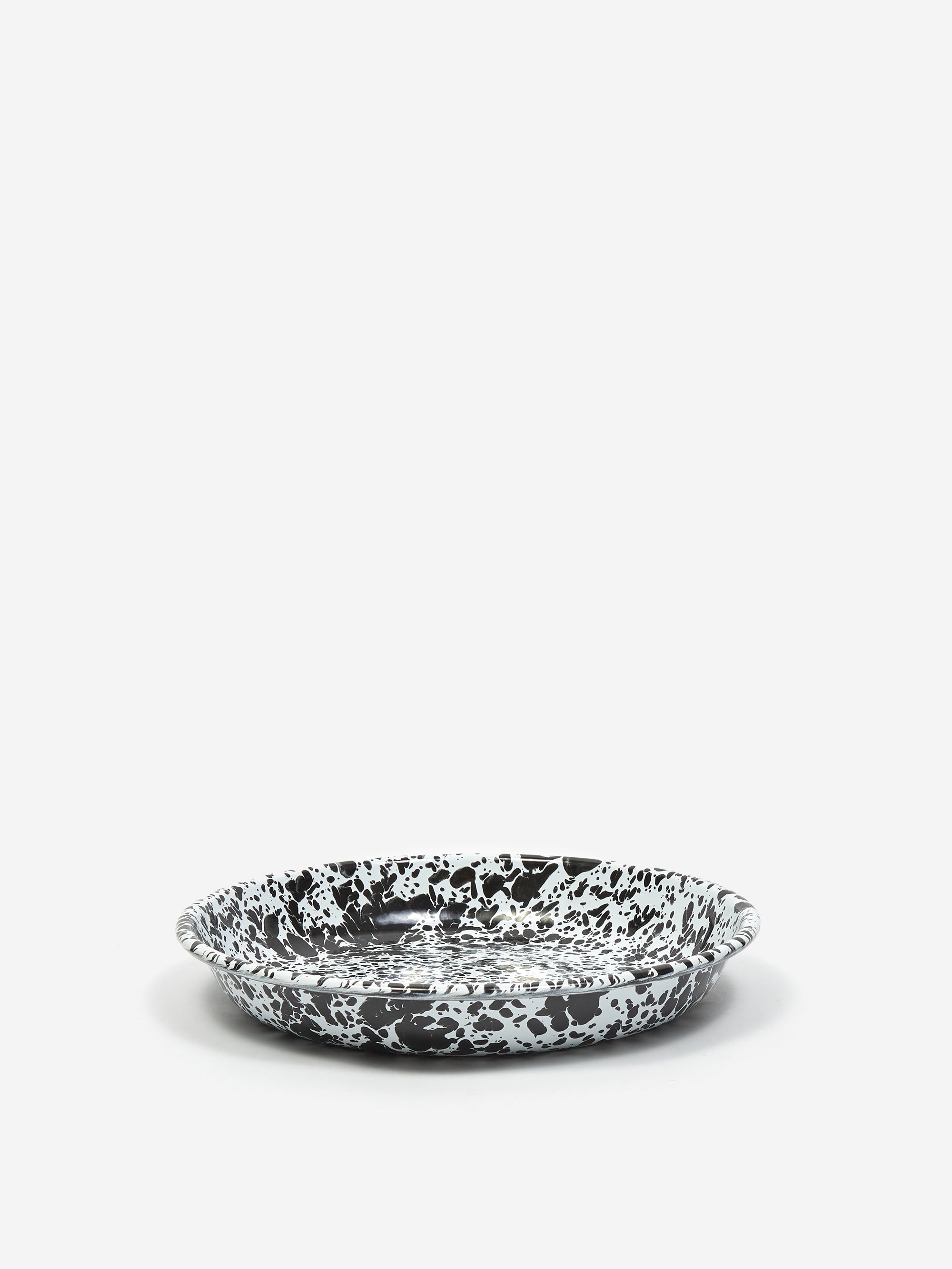 Crow Canyon Splatter Enamelware Pasta Plate - Black/White – Goodhood