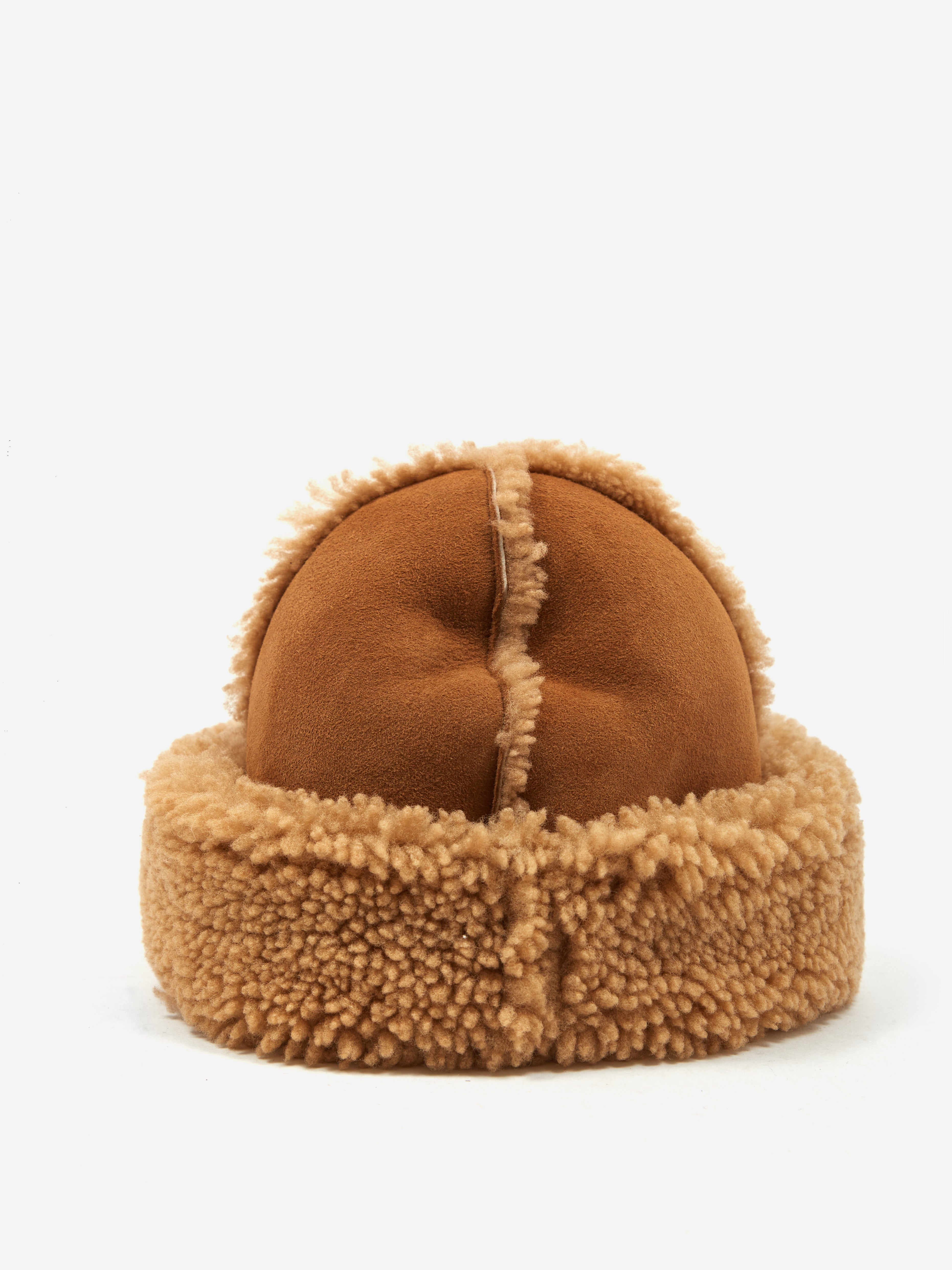 Cawley Suede Back Curly Hair Cap - Tan – Goodhood