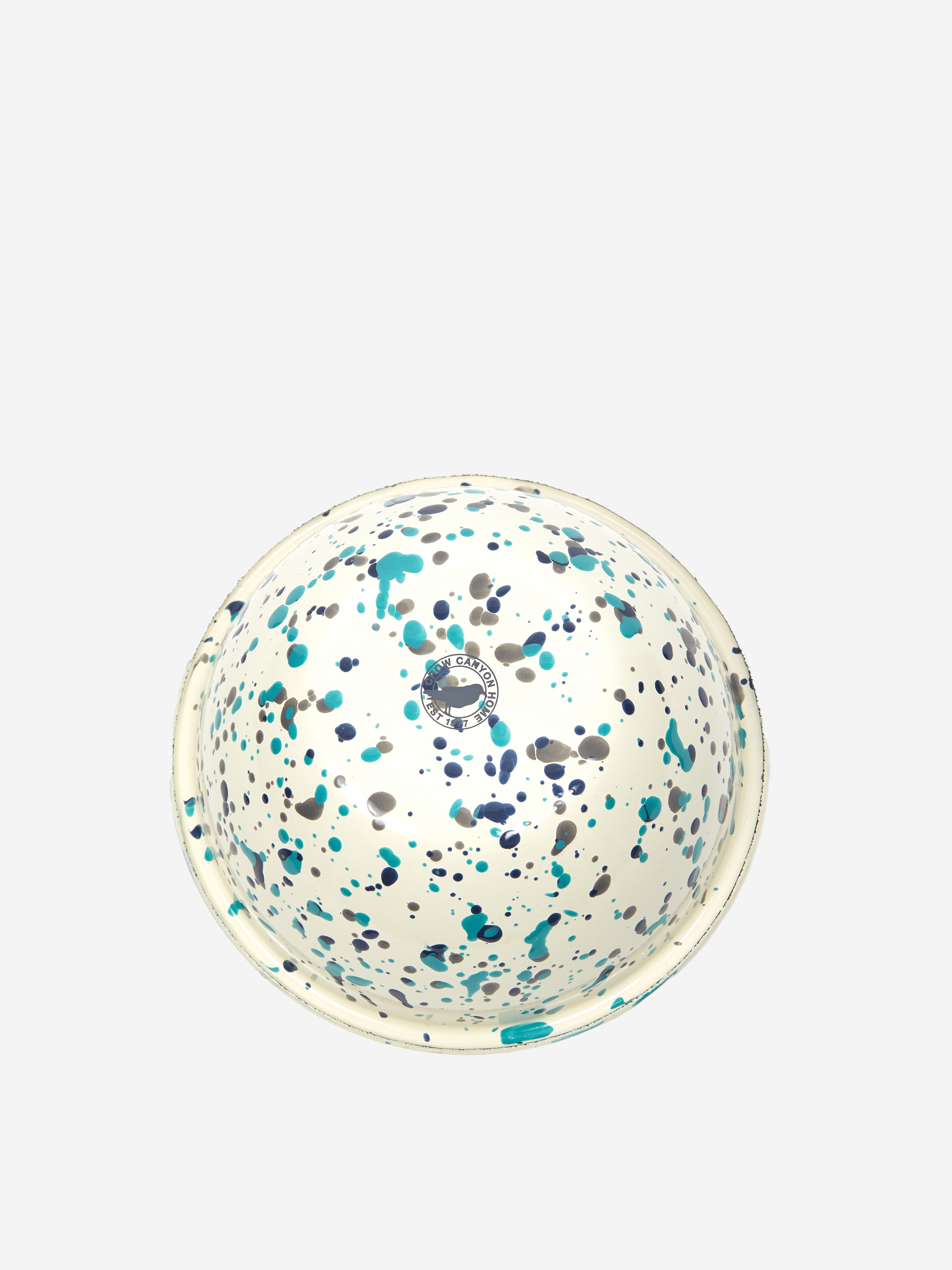 Crow Canyon Home Catalina Enamelware Small Serving Bowl - Blue Tides ...