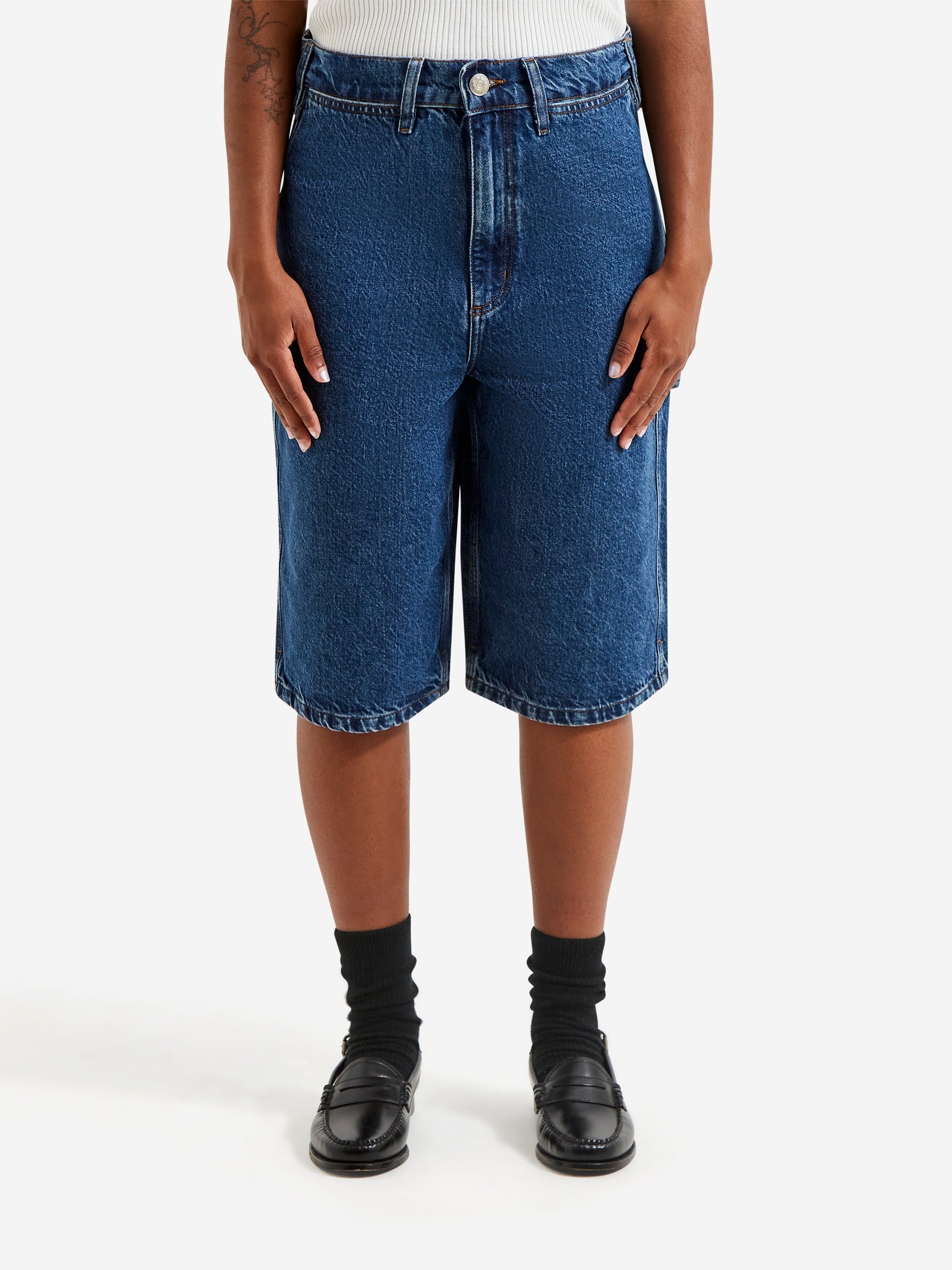 DALA Starch Short - Flat Blue – Goodhood