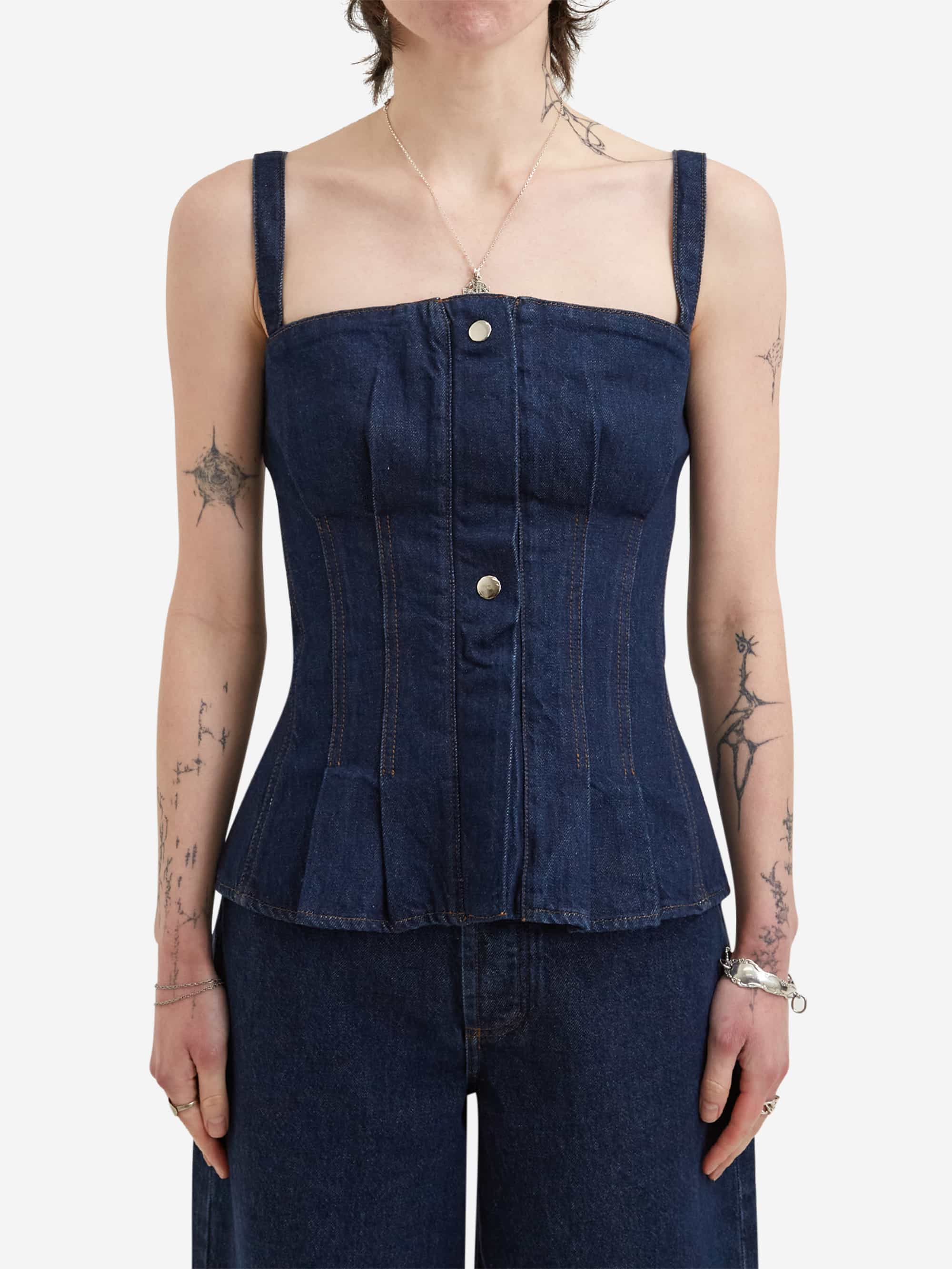DALA Strip Corset - Rinse – Goodhood