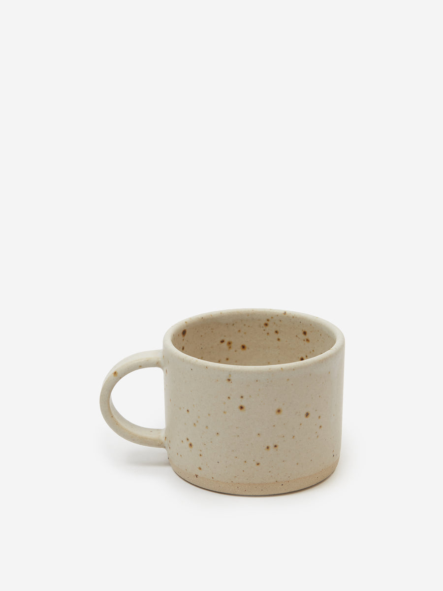 DOR & TAN Short Mug - Speckled White – Goodhood
