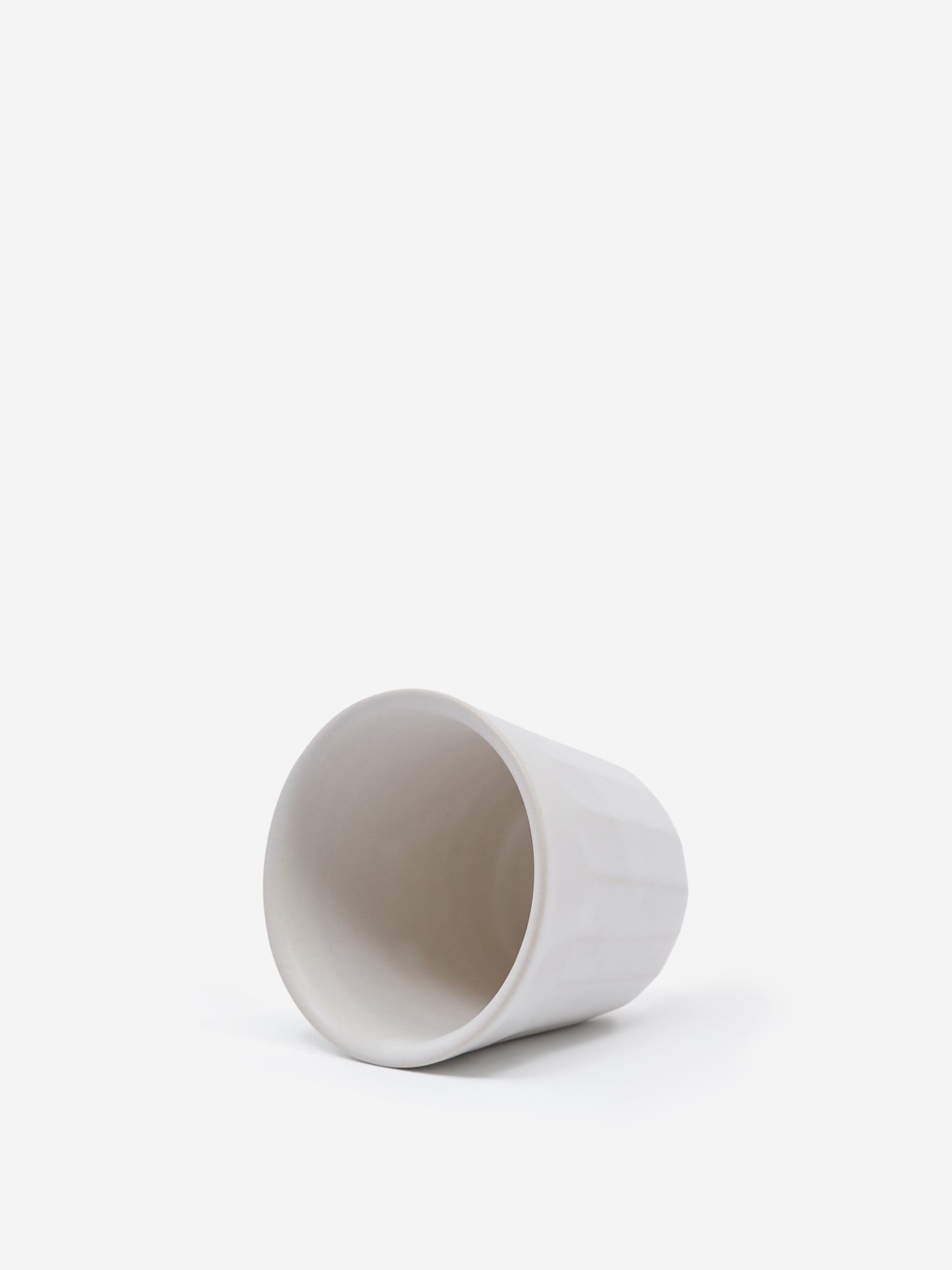 DOR & TAN Faceted Beaker - Matte White – Goodhood