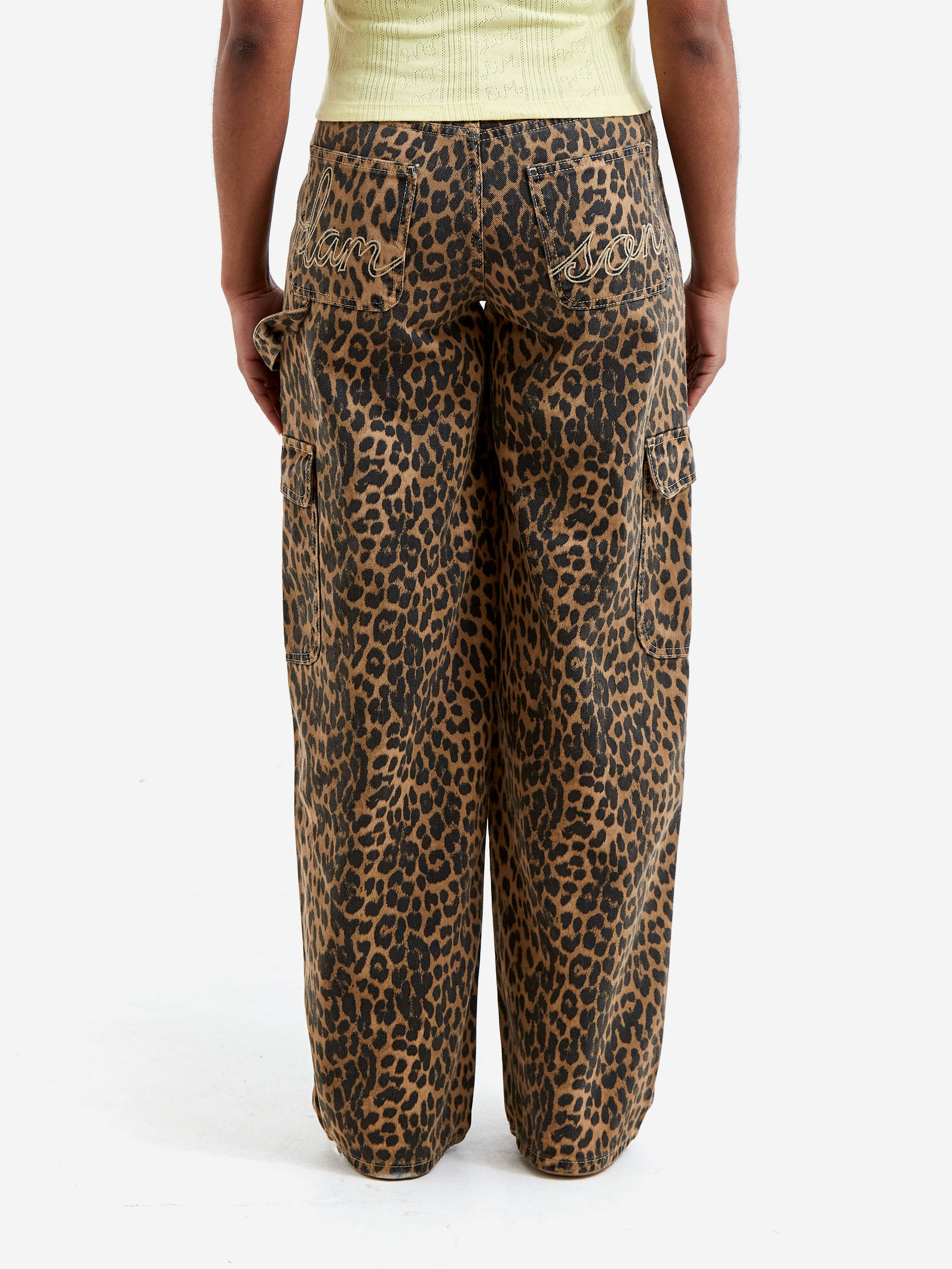 Damson Madder Leopard Cargo Jean - Leopard – Goodhood