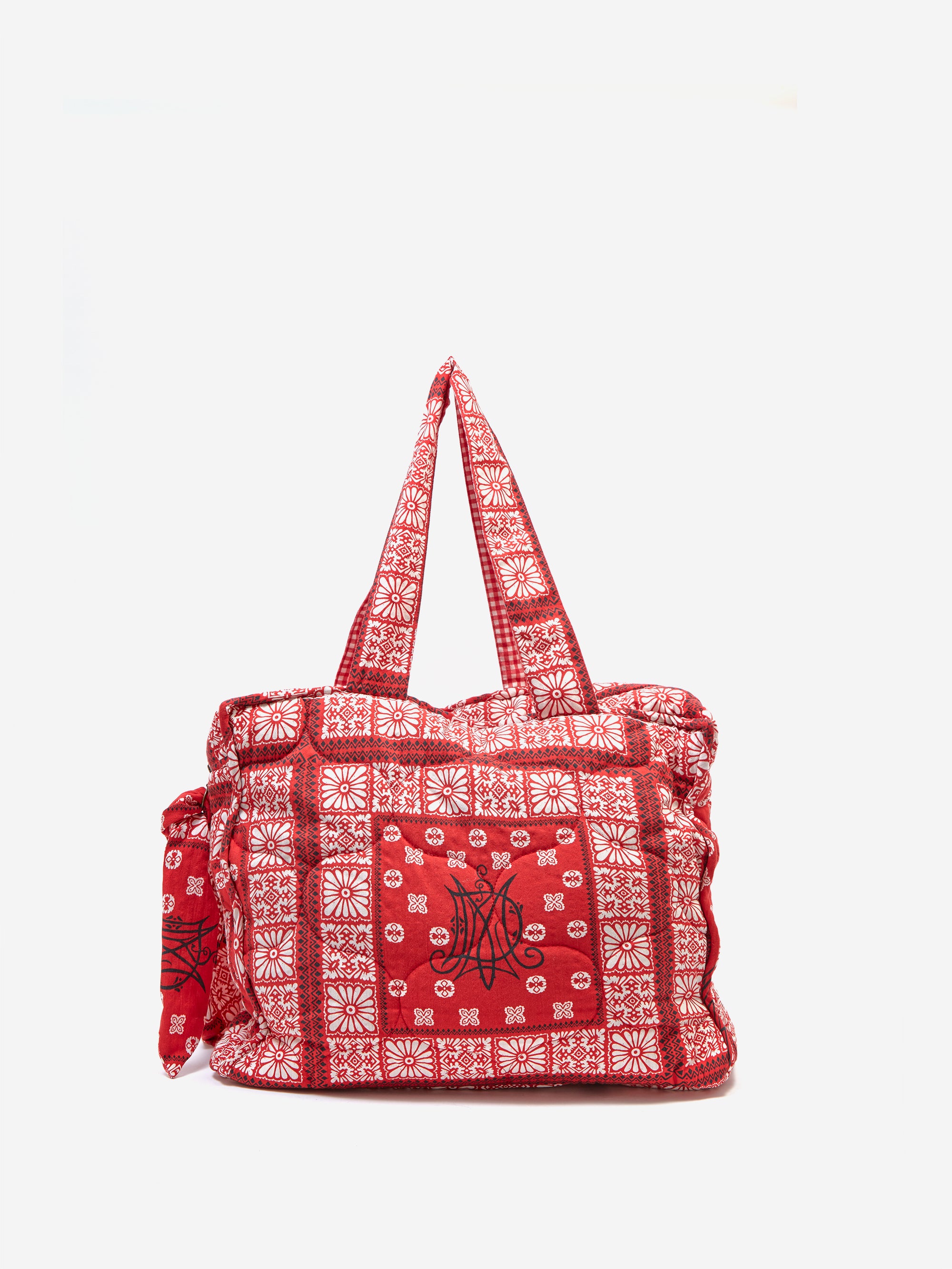 Damson Madder Quilted Bandana Tote Bag - Red – Goodhood