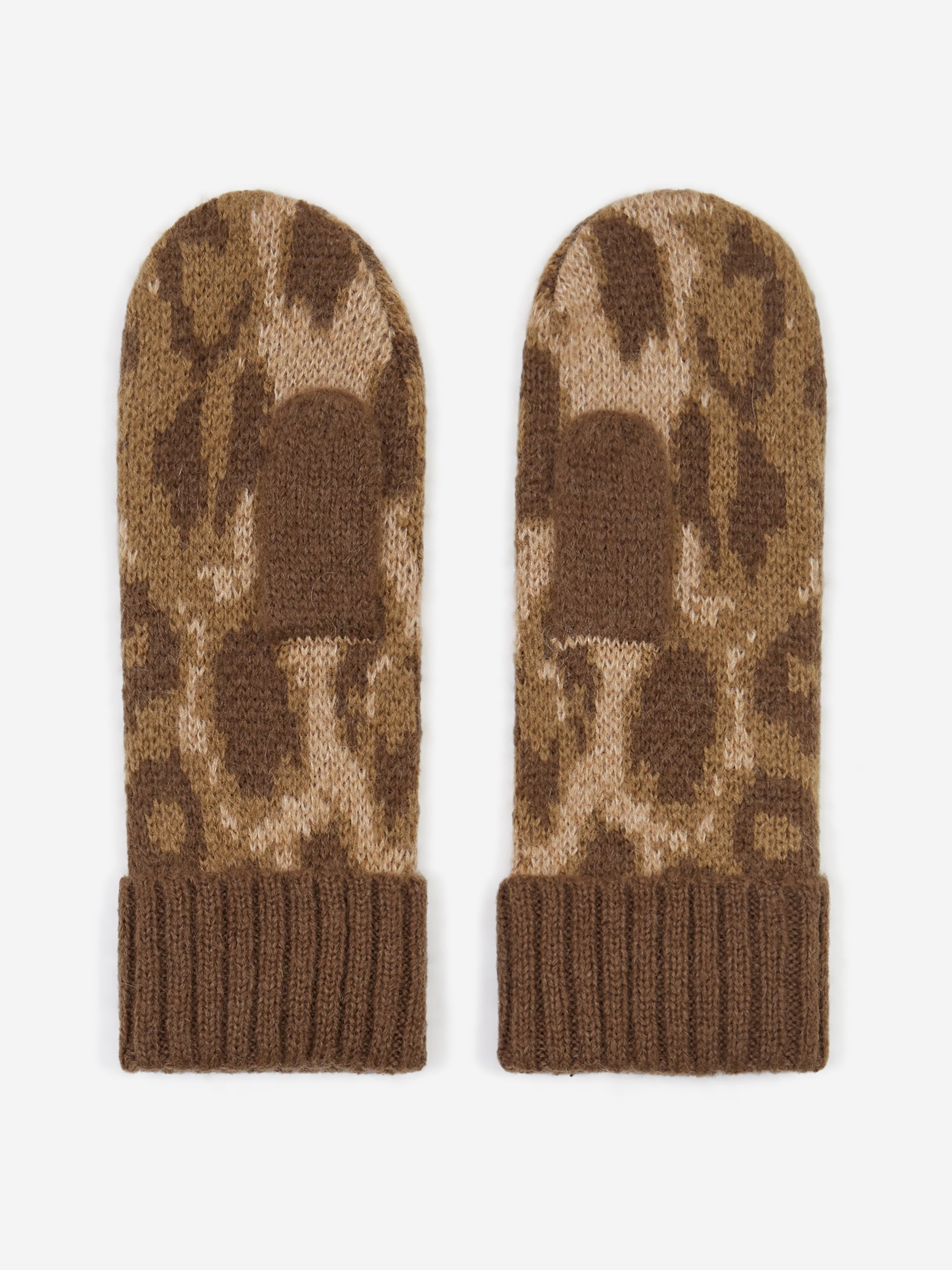 Damson Madder Fluffy Mittens - Leopard – Goodhood