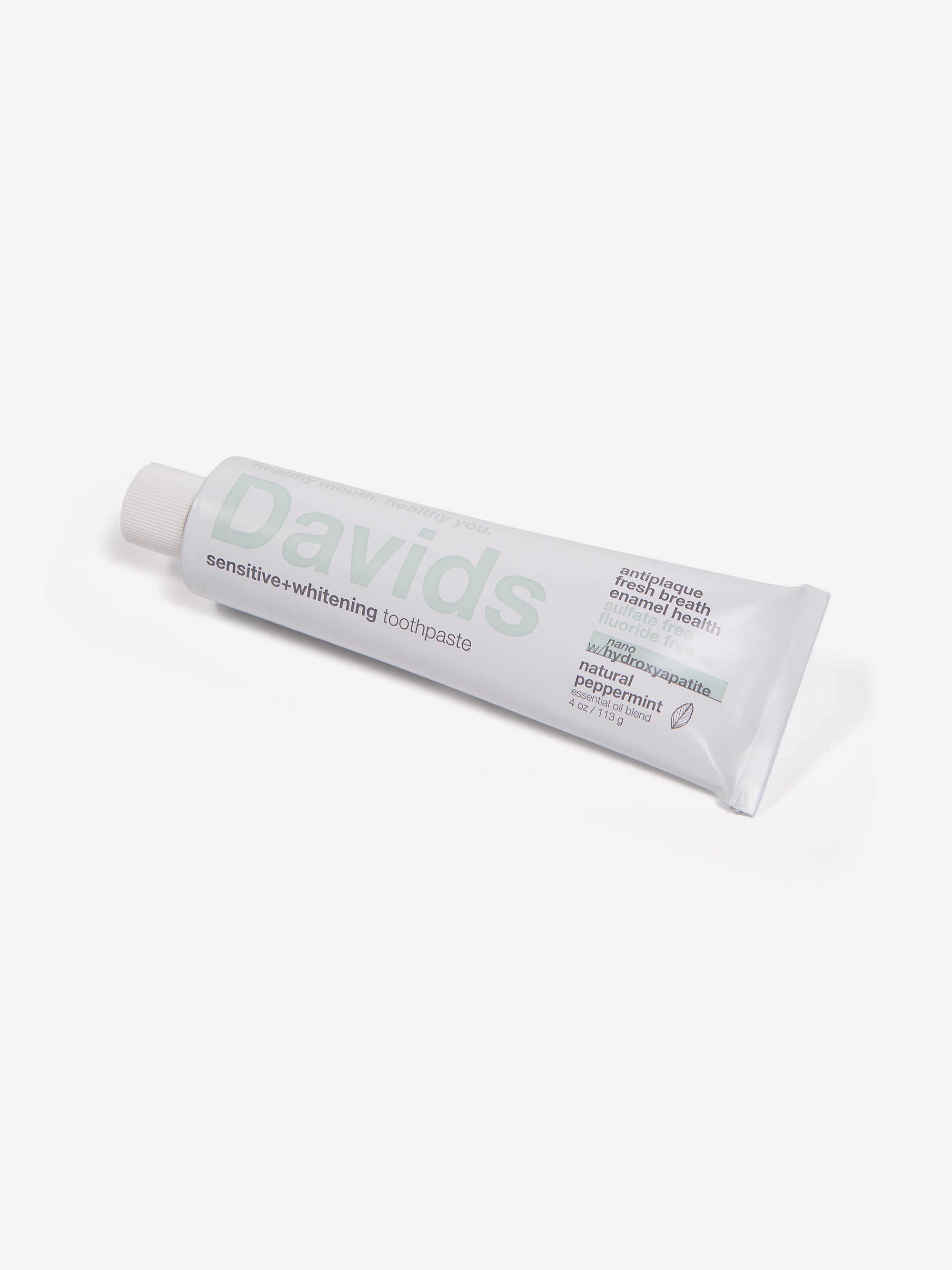 Davids Davids Sensitive and Whitening Premium Toothpaste - Peppermint ...