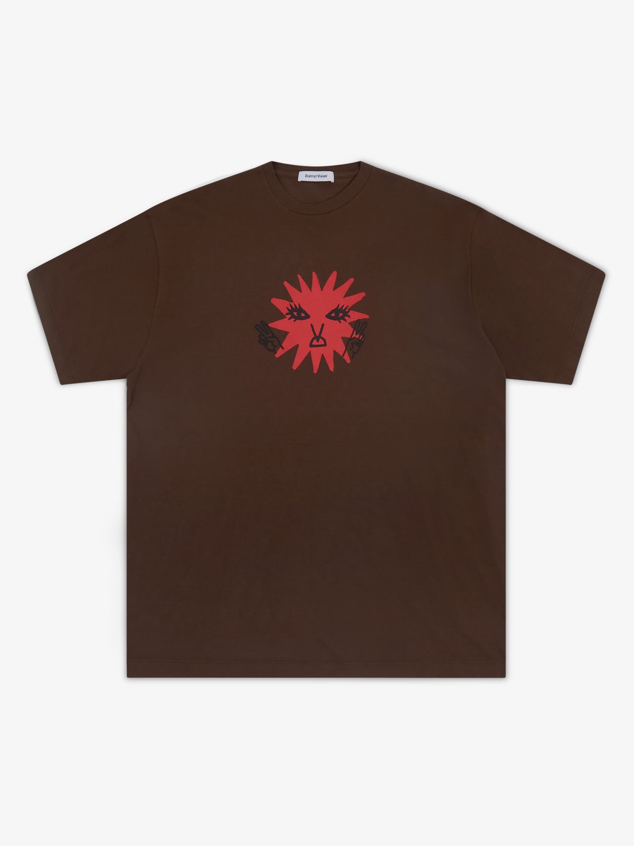 District Vision Peace and Sunshine Tee - Brown – Goodhood