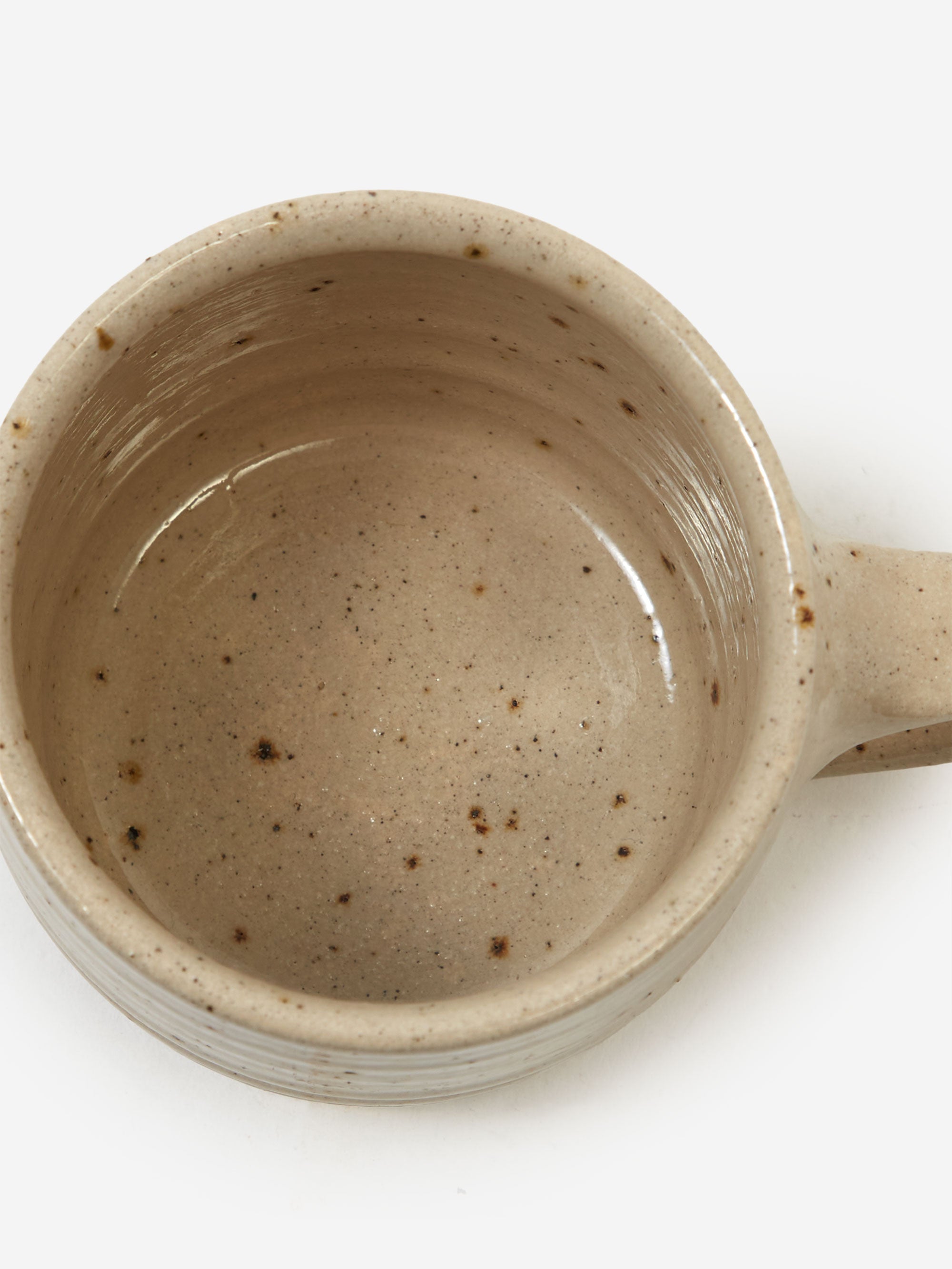 Eleanor Torbati Ceramics Stoneware Low Wide Mug - Speckled – Goodhood