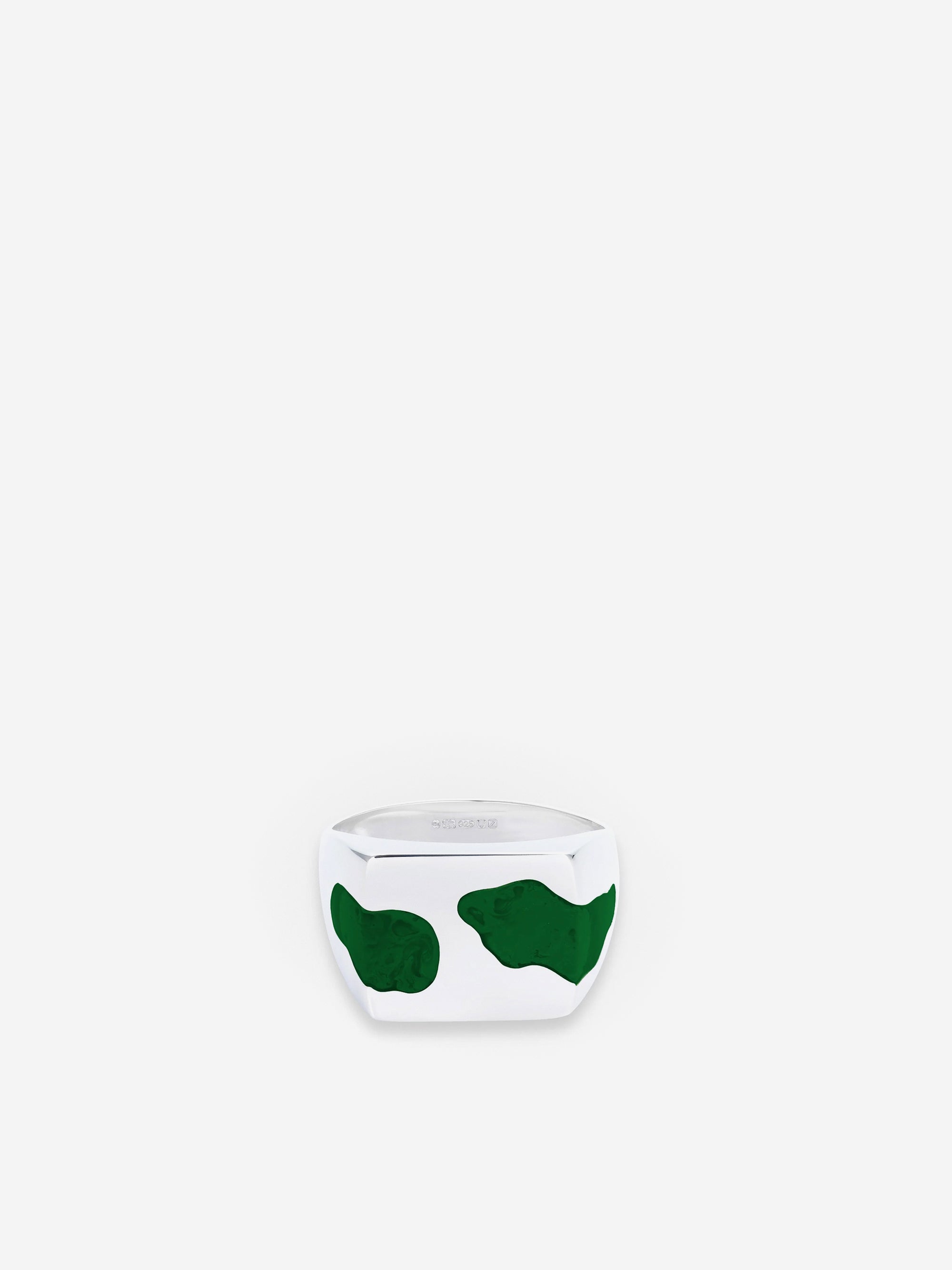 Ellie Mercer Two Piece Signet Ring - Green – Goodhood