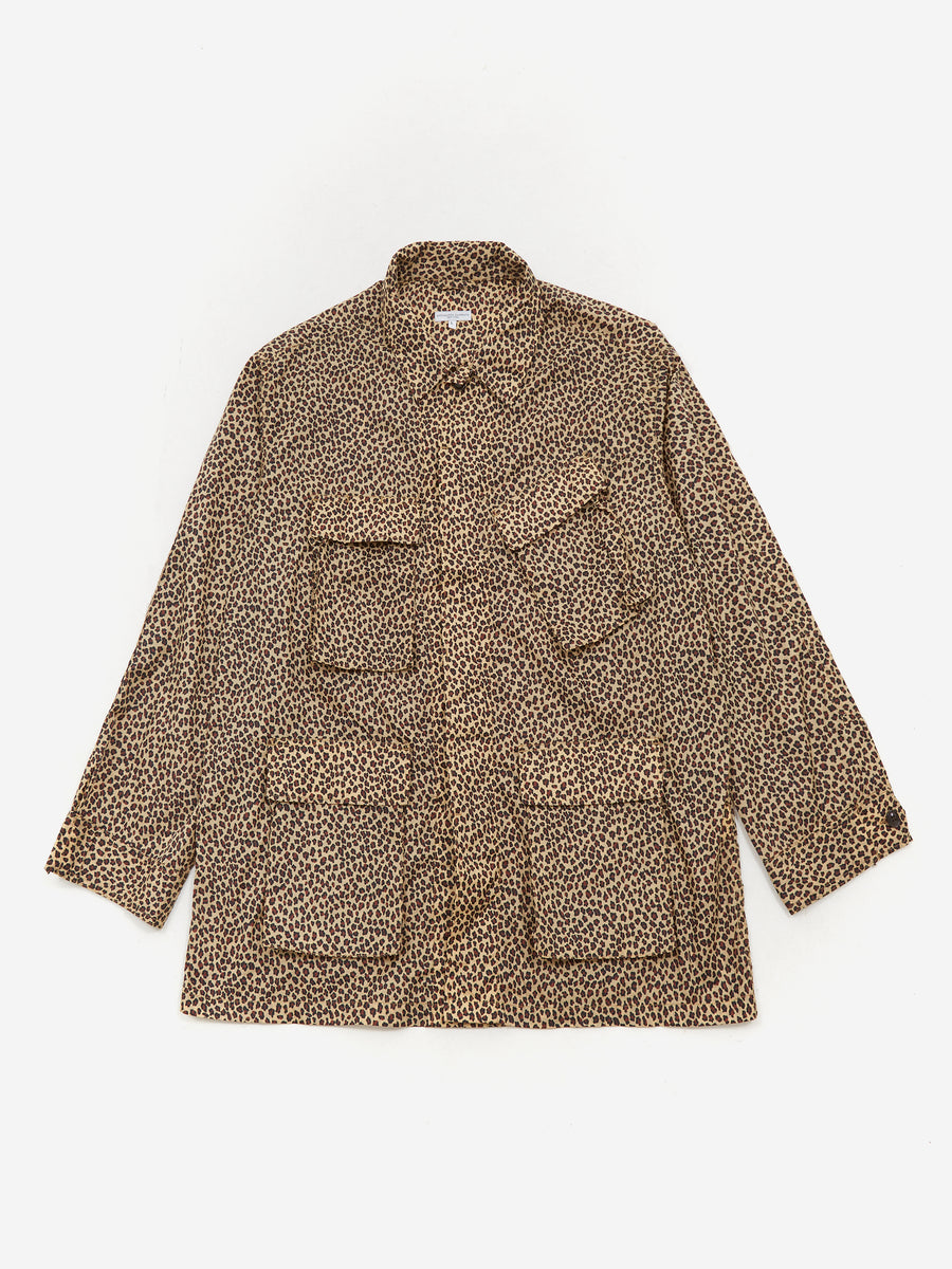 Engineered Garments BDU Jacket - Khaki Leopard Print – Goodhood