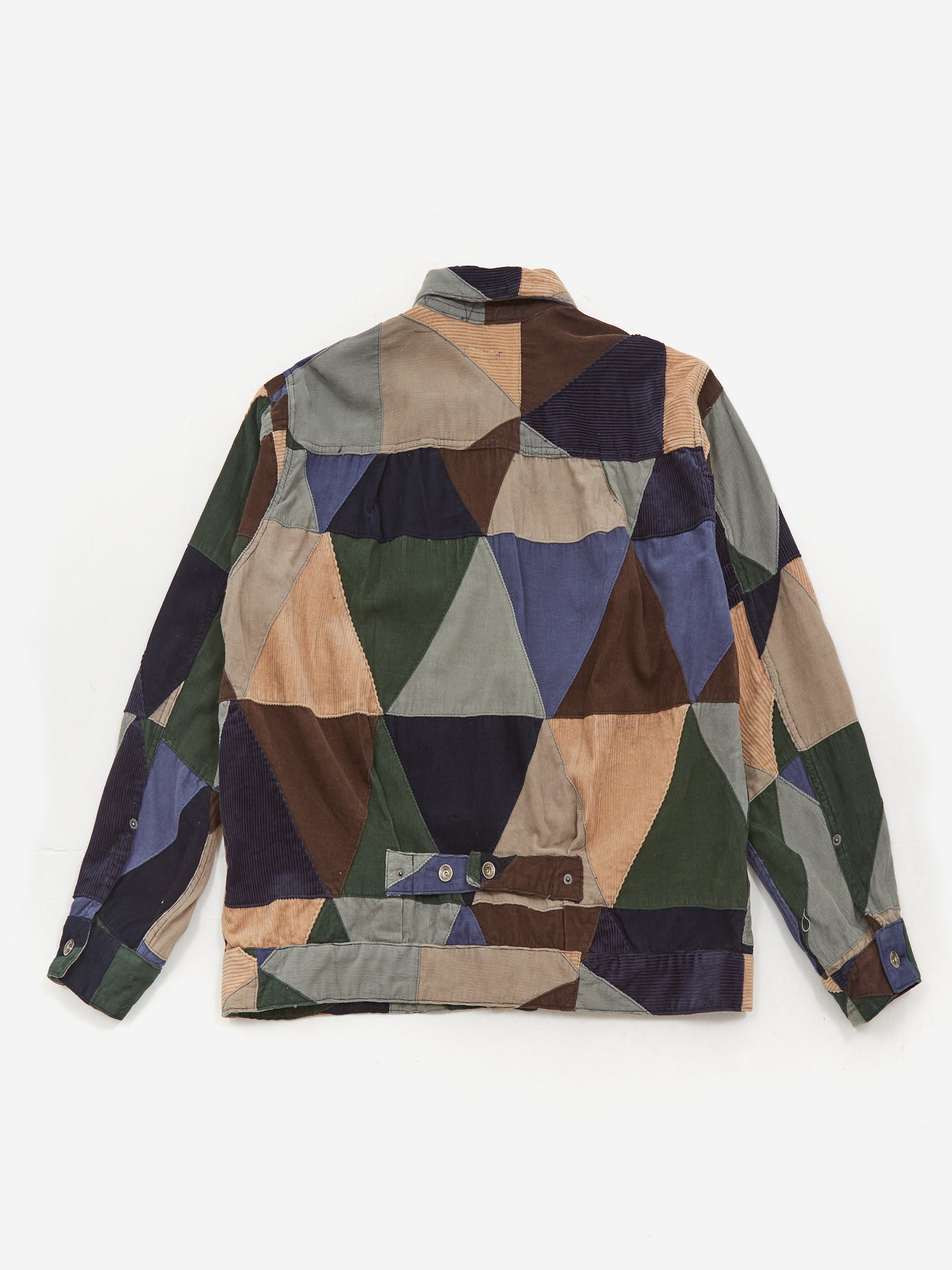 Engineered Garments Trucker Jacket - Multi Colour Triangle Patchwork ...