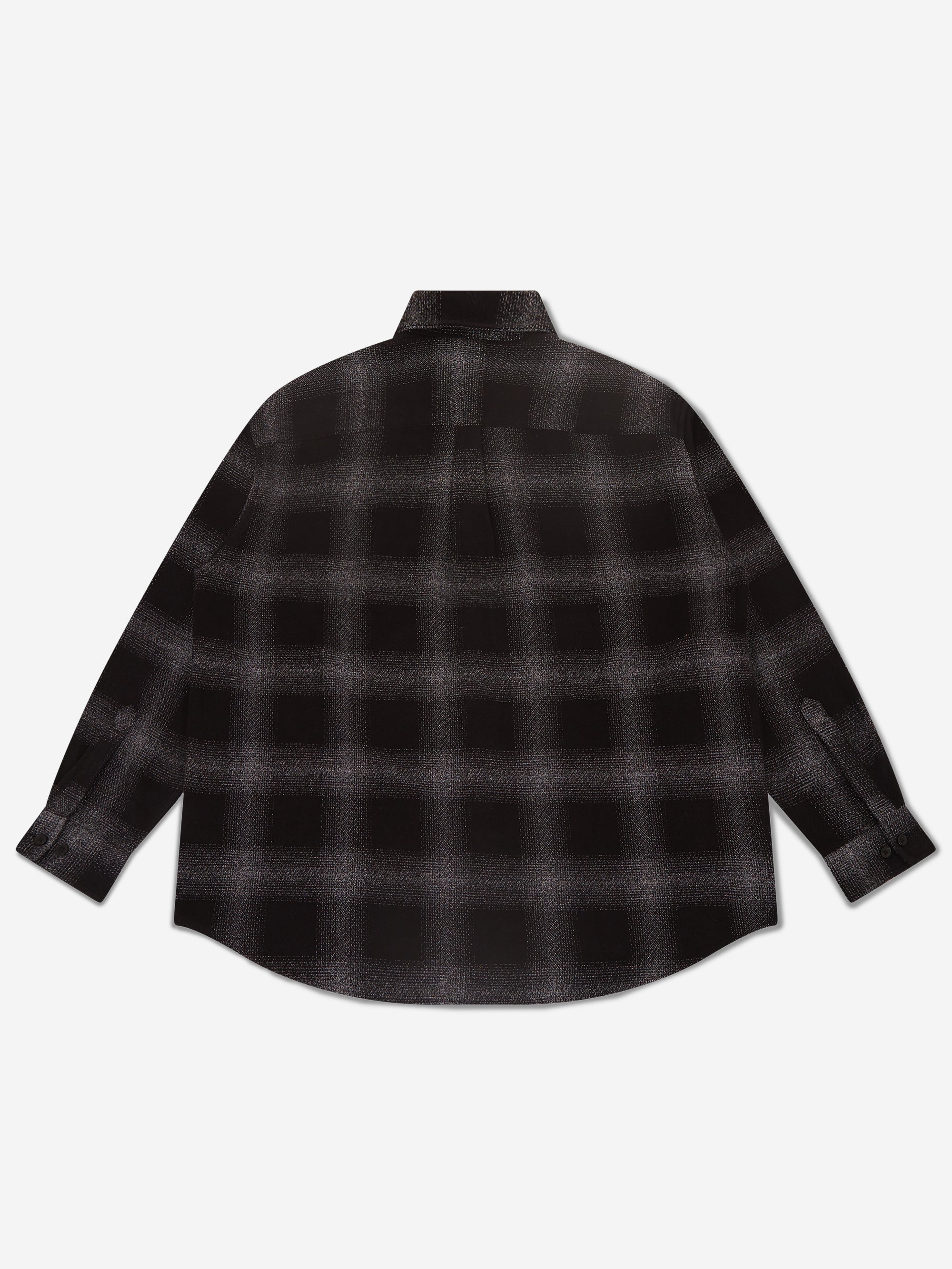 Earth People Check Shirt - Black – Goodhood