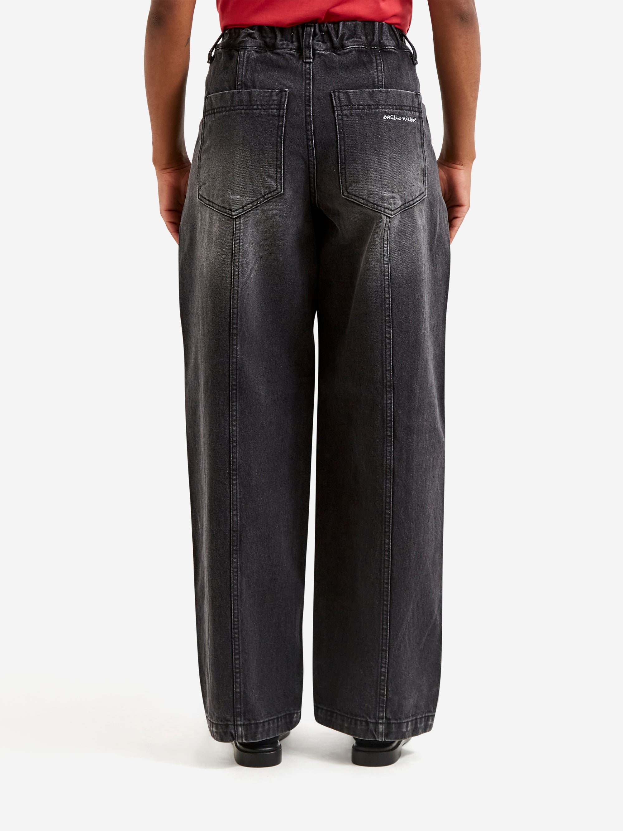 Estudio Niksen In-Stitch Denim Jeans W - Black – Goodhood