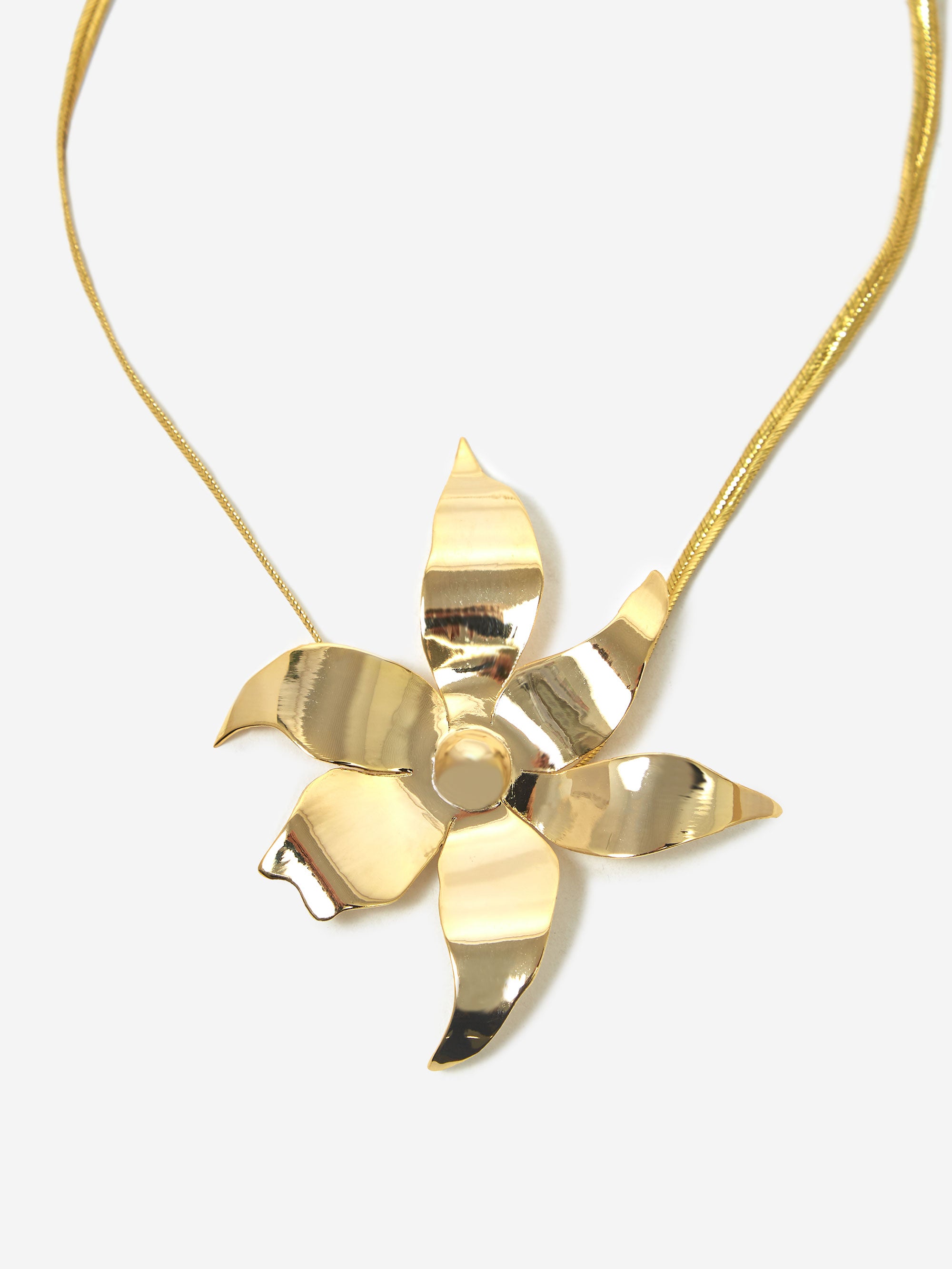 Eyland Evie Flower Necklace - Gold – Goodhood