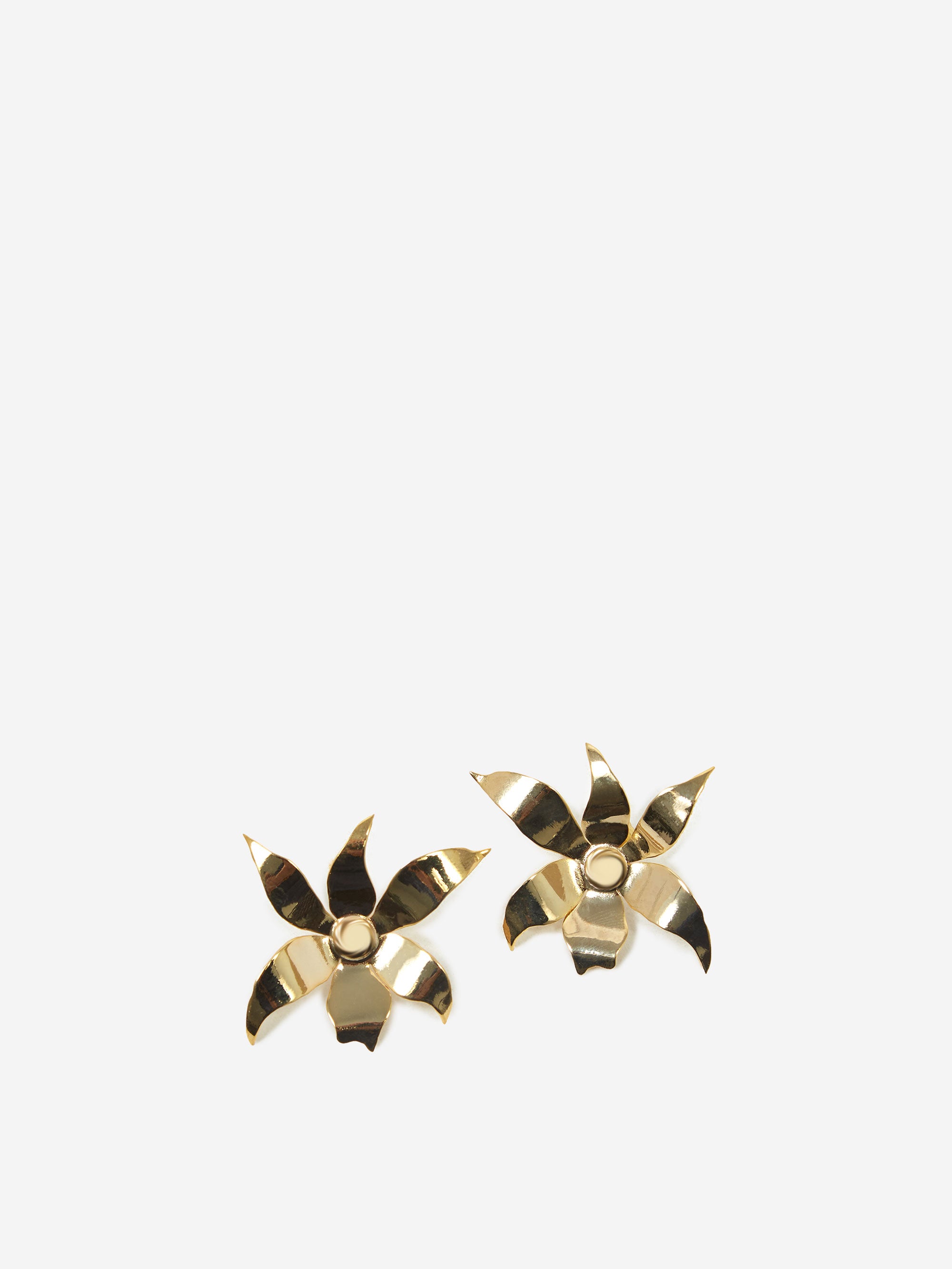 Eyland Small Estelle Flower Earrings - Gold – Goodhood