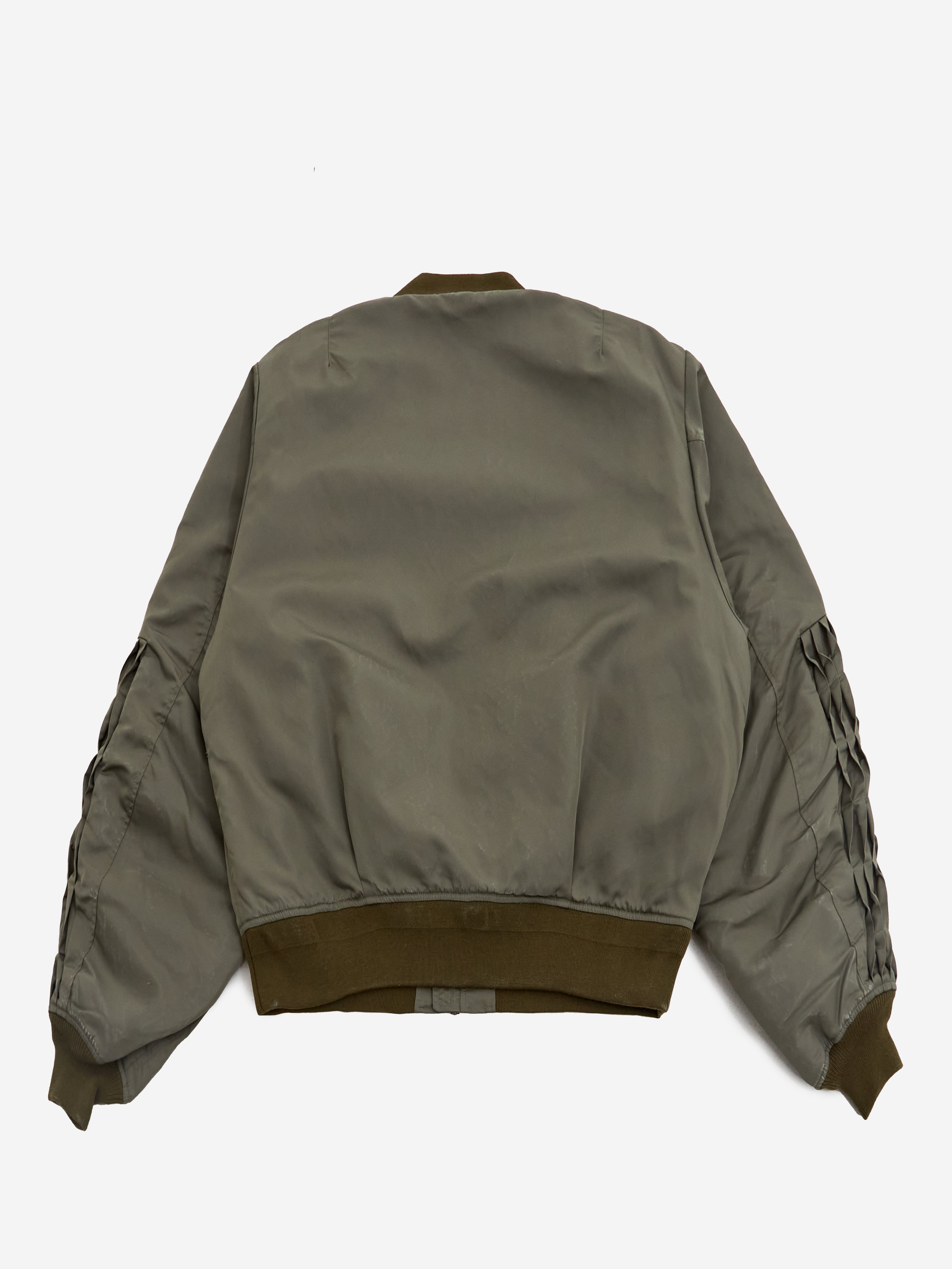 F/CE Folding Pleats Flight Jacket - Olive – Goodhood